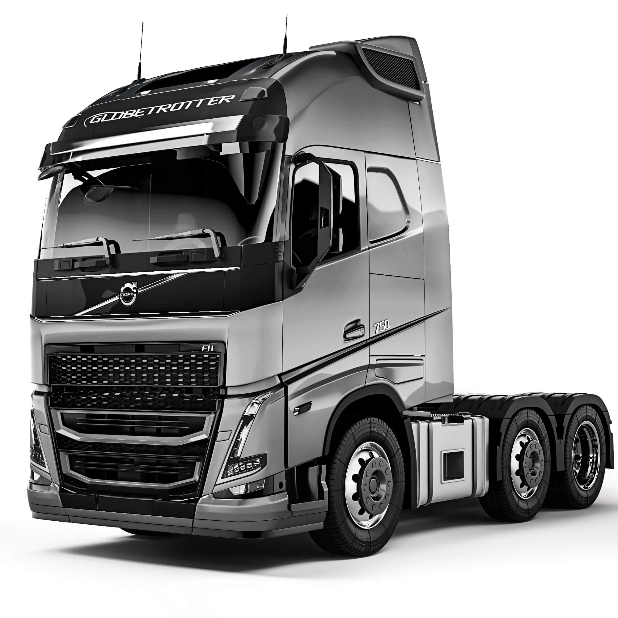 Volvo FH16 6X2 2022 - 3D Model by podshyvalov