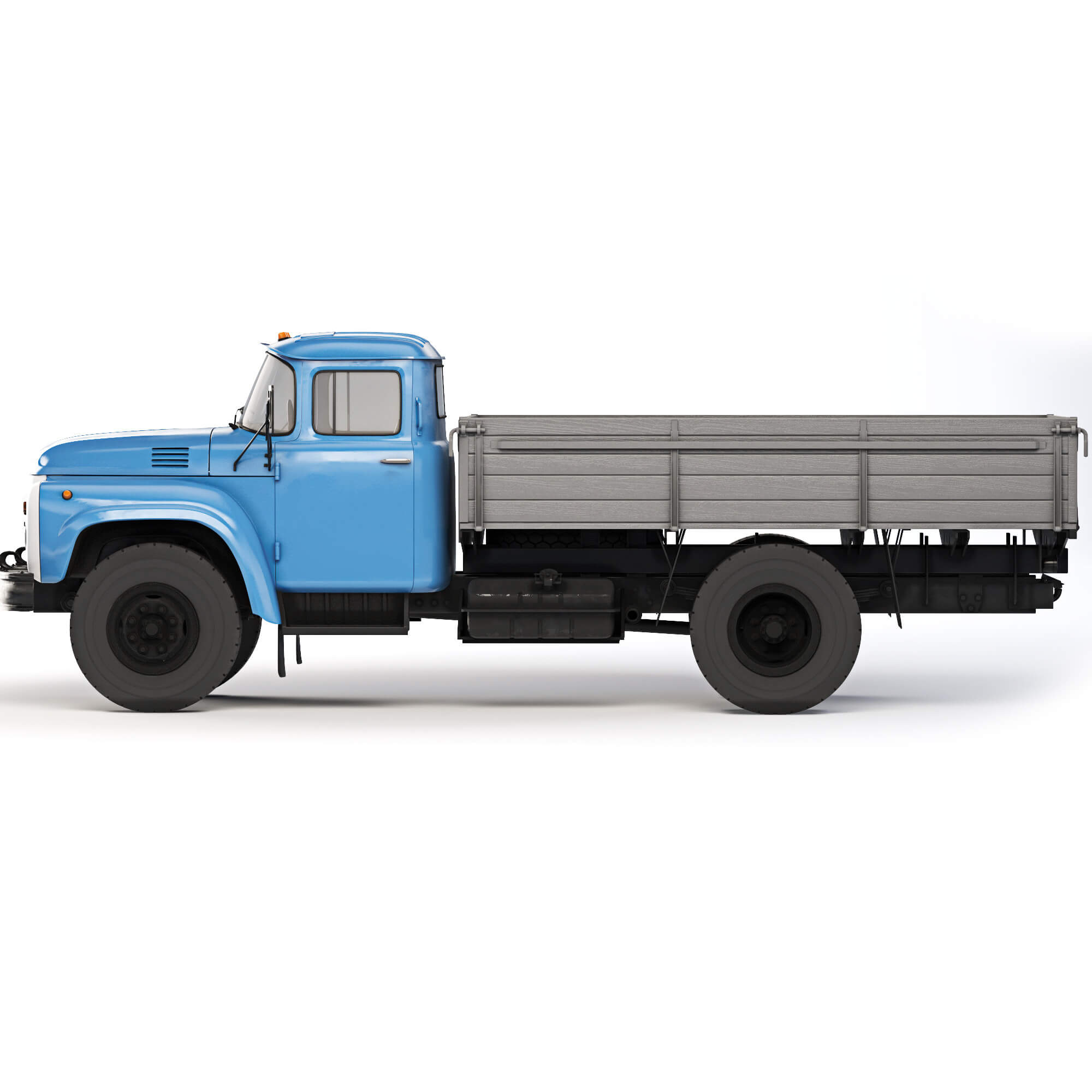 ZIL 130 Flatbed Body 1965 - 3D Model by podshyvalov