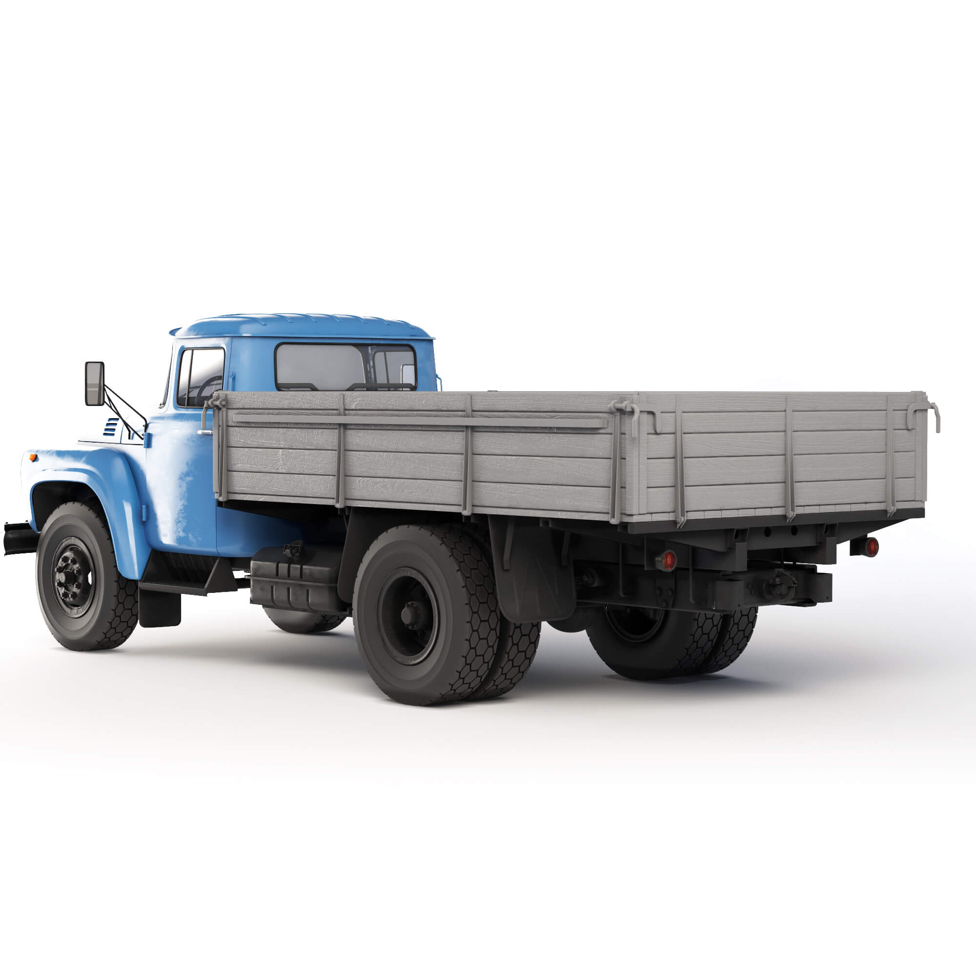 ZIL 130 Flatbed Body 1965 - 3D Model by podshyvalov