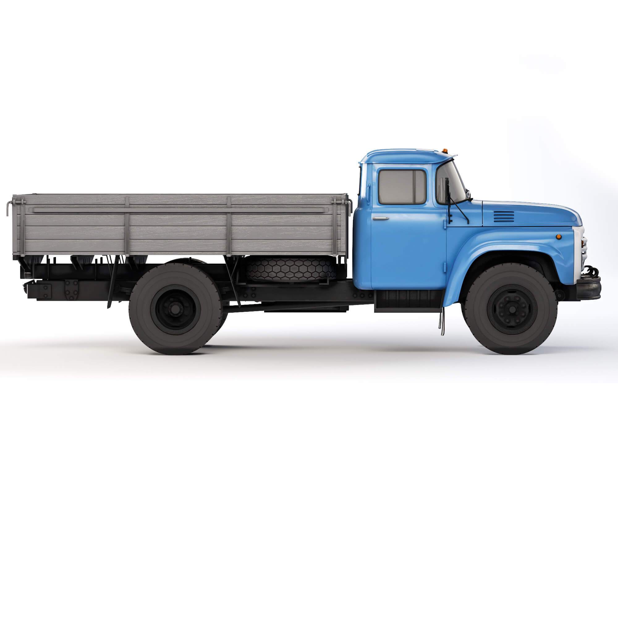 ZIL 130 Flatbed Body 1965 - 3D Model by podshyvalov