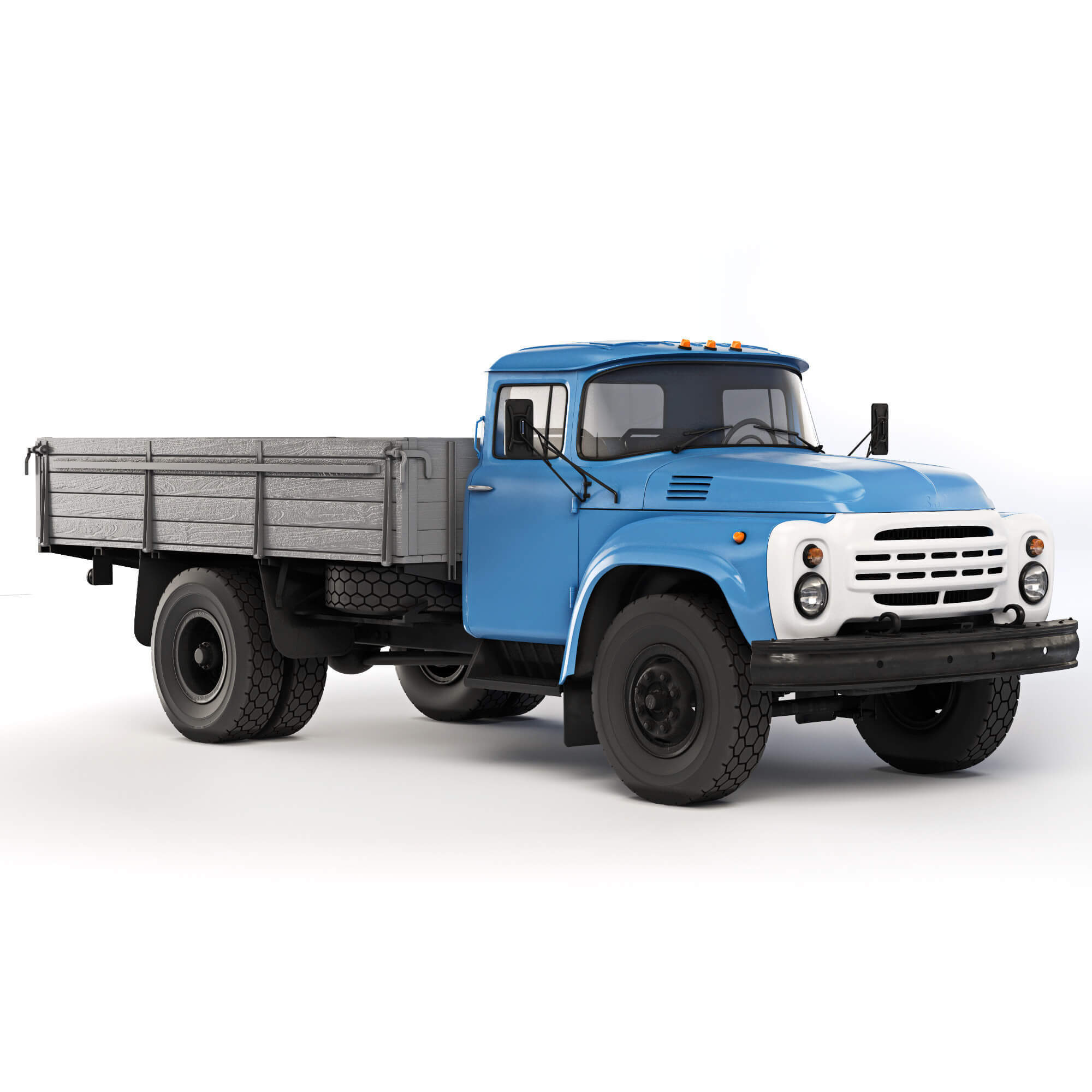 ZIL 130 Flatbed Body 1965 - 3D Model by podshyvalov