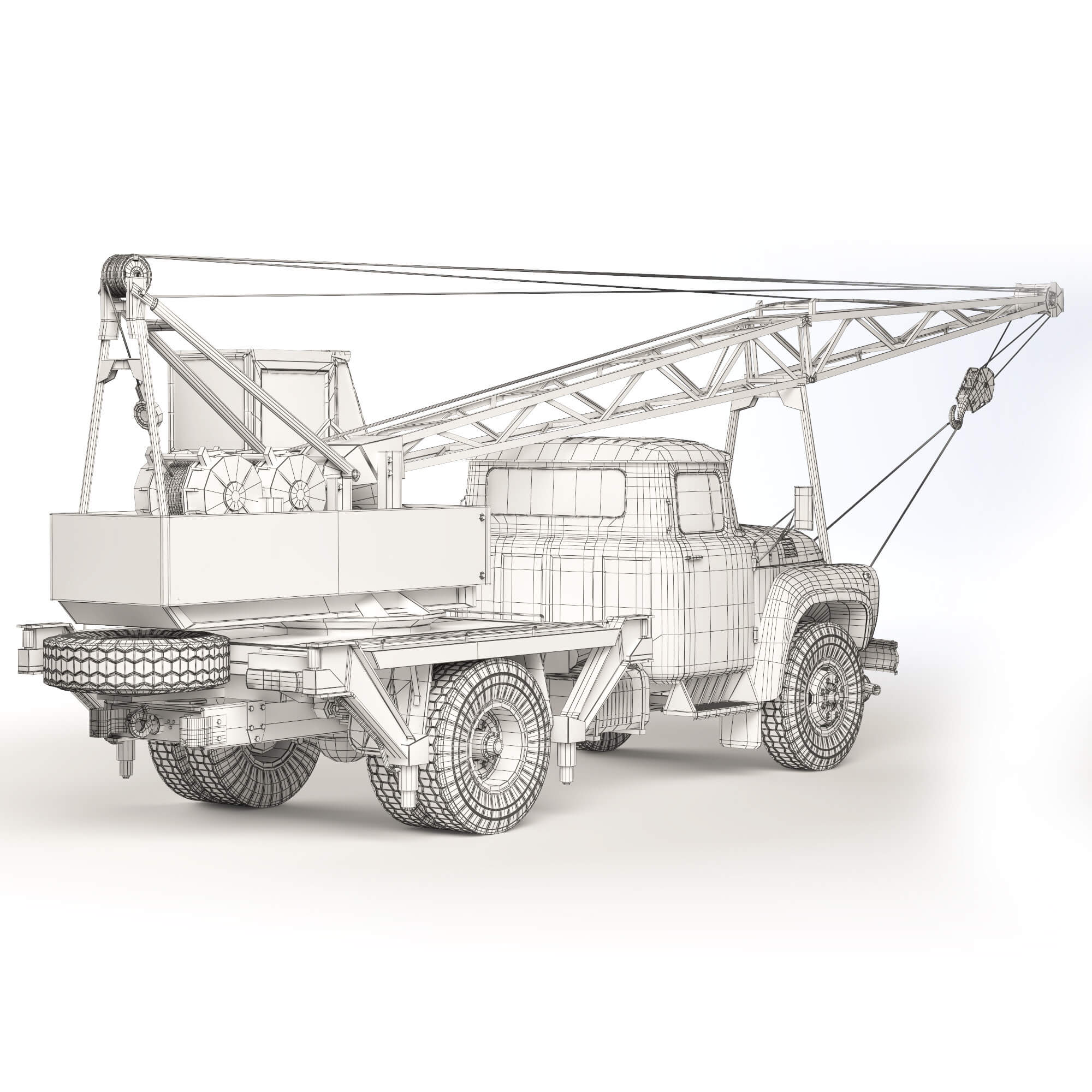 ZIL 130 KS-2561 1987 3D Model by podshyvalov