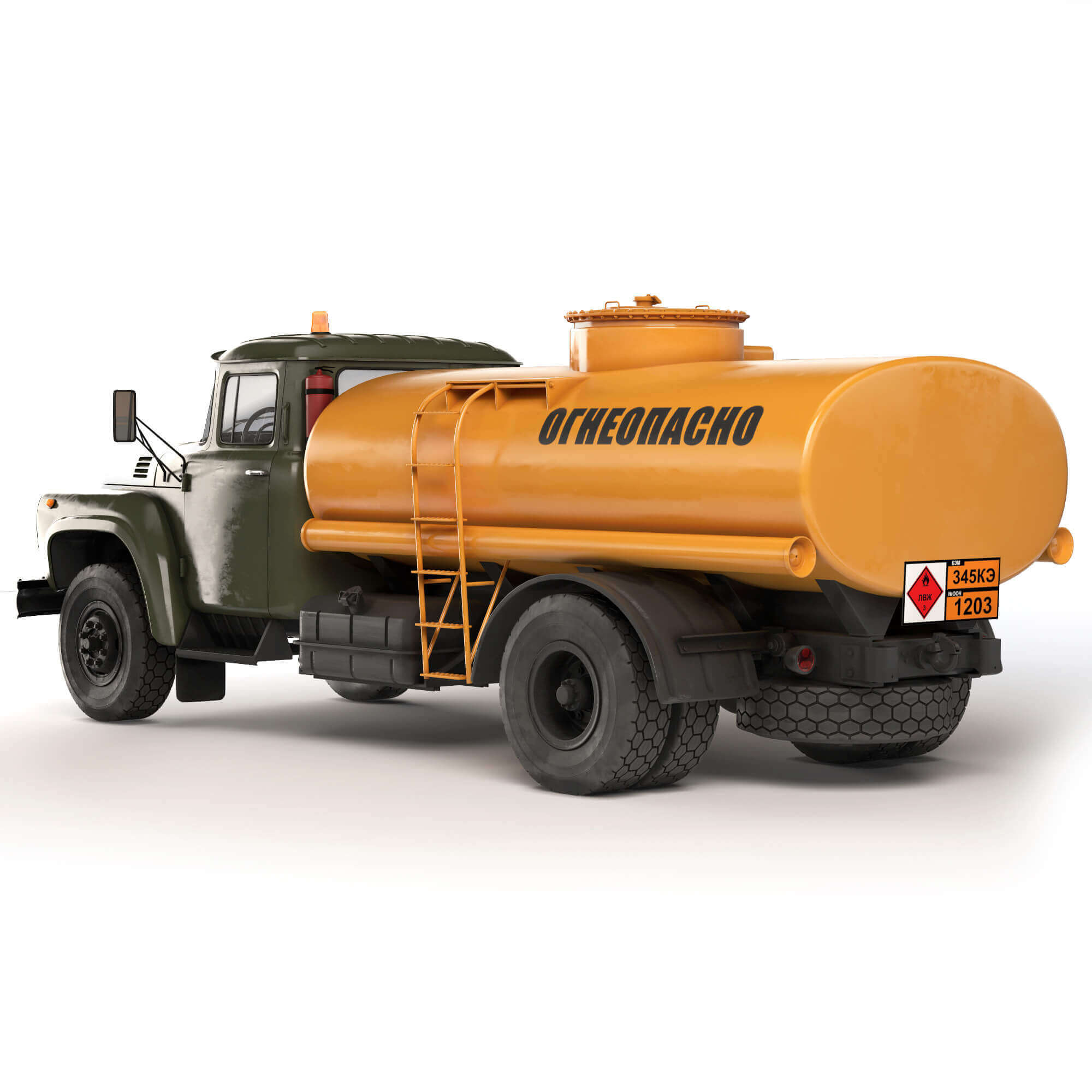 ZIL 130 TSV-6 1967 3D Model by podshyvalov