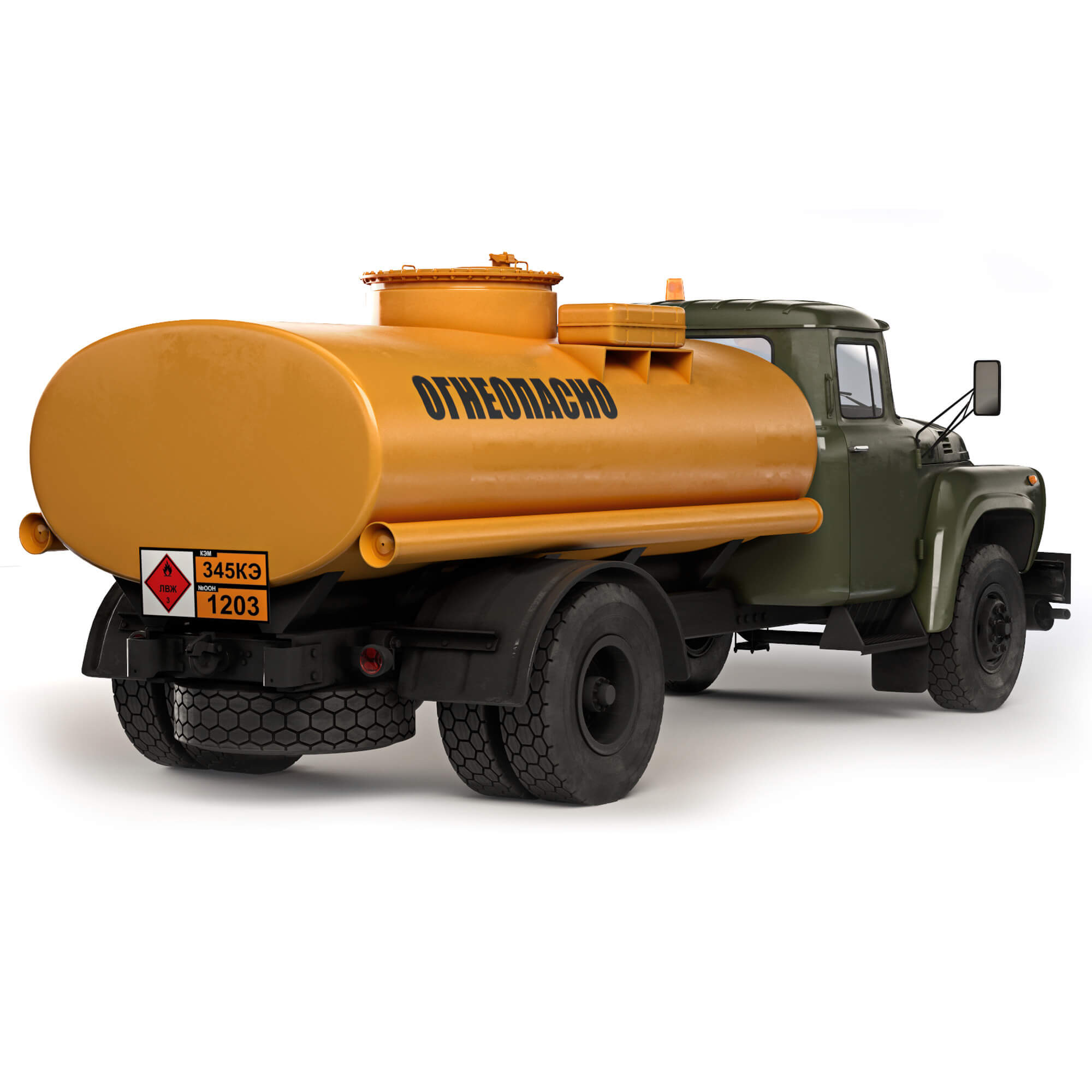 ZIL 130 TSV-6 1967 3D Model by podshyvalov