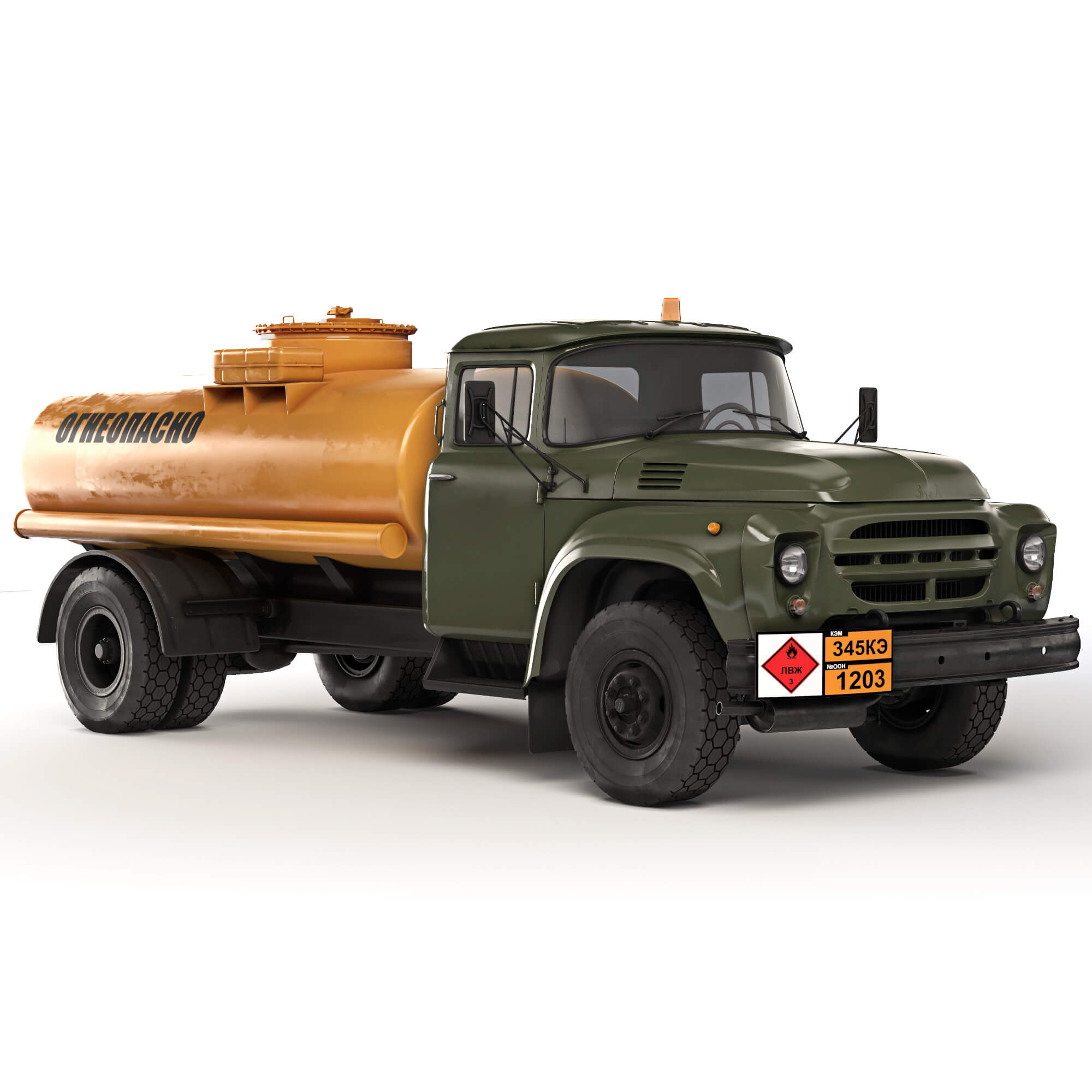 ZIL 130 TSV-6 1967 3D Model by podshyvalov