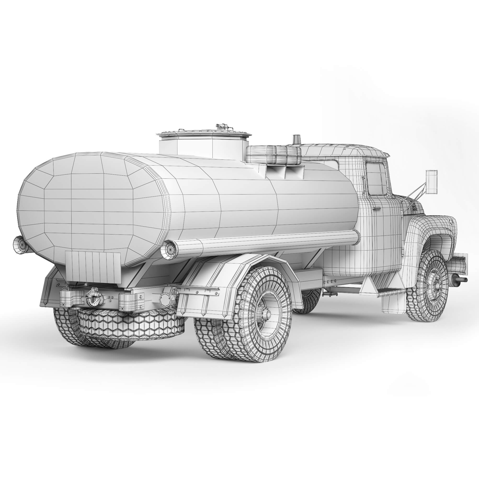 ZIL 130 TSV-6 1967 3D Model by podshyvalov