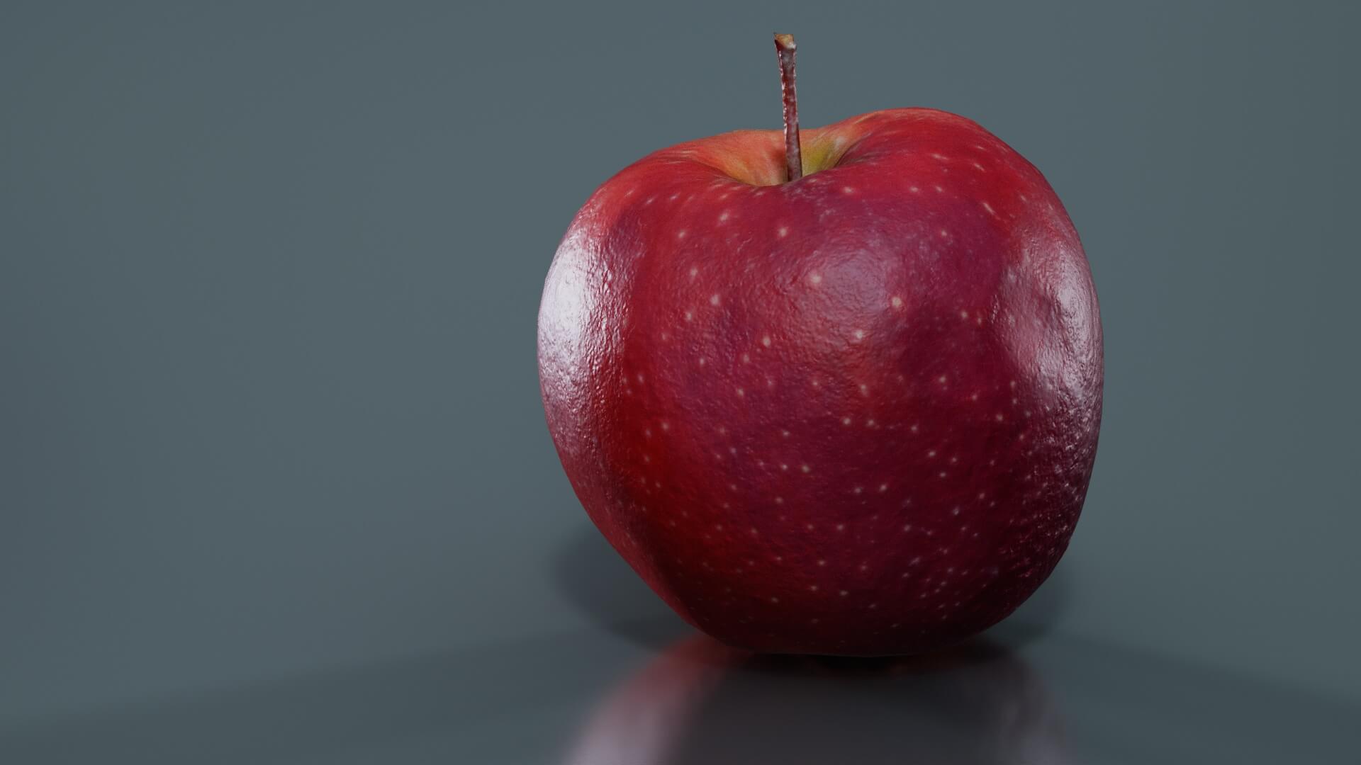 Apple - 3D Model by Polygonal Miniatures