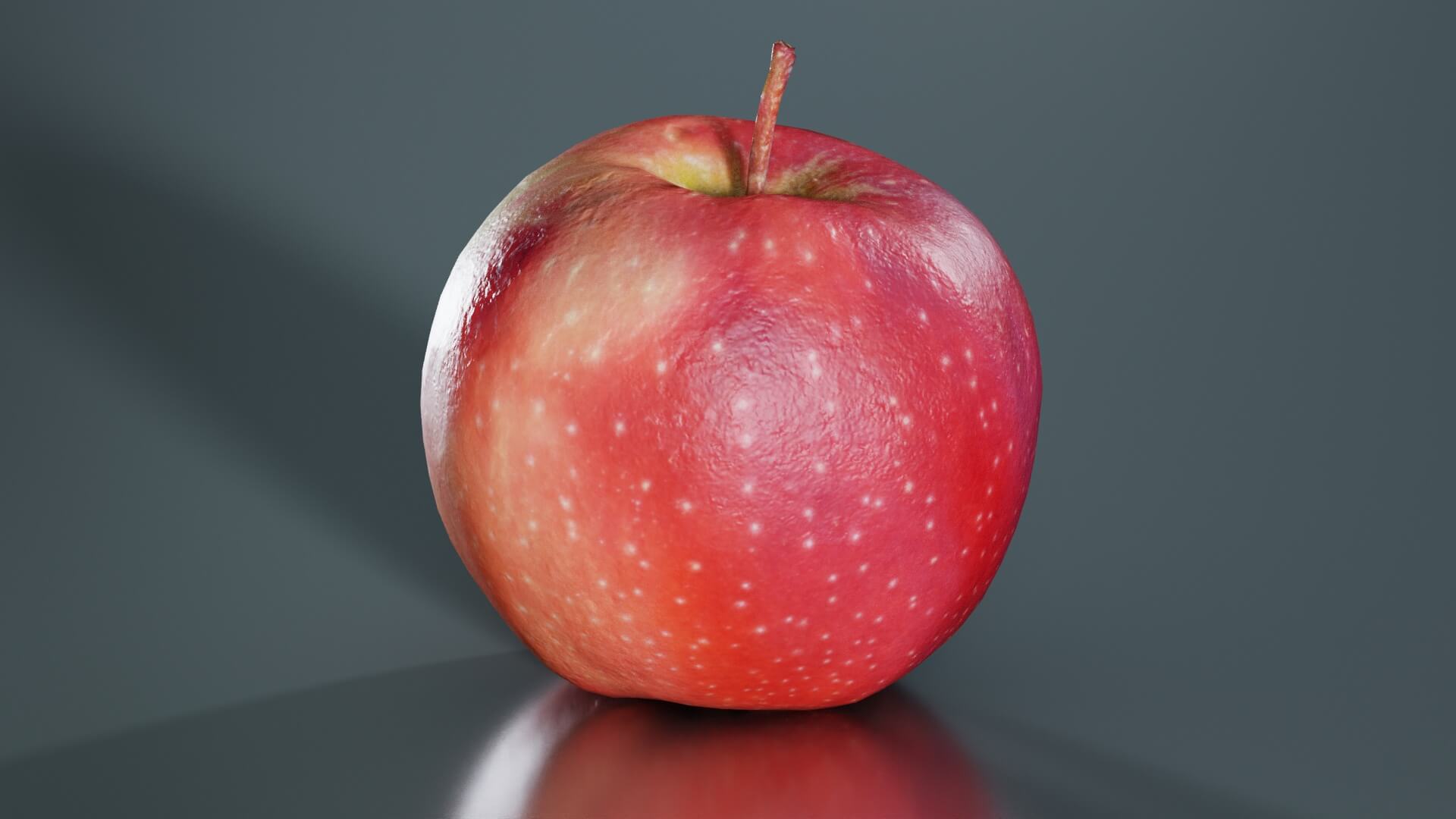 Apple - 3D Model by Polygonal Miniatures
