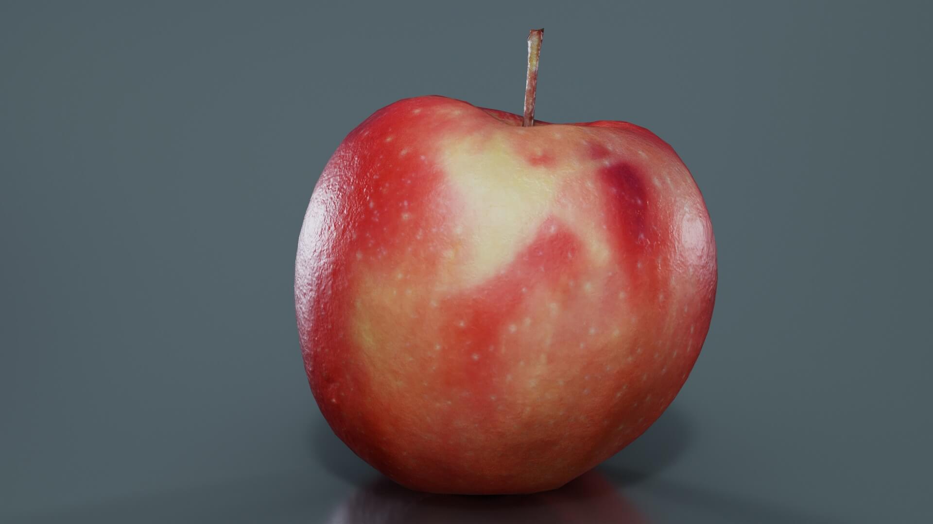 Apple - 3D Model by Polygonal Miniatures