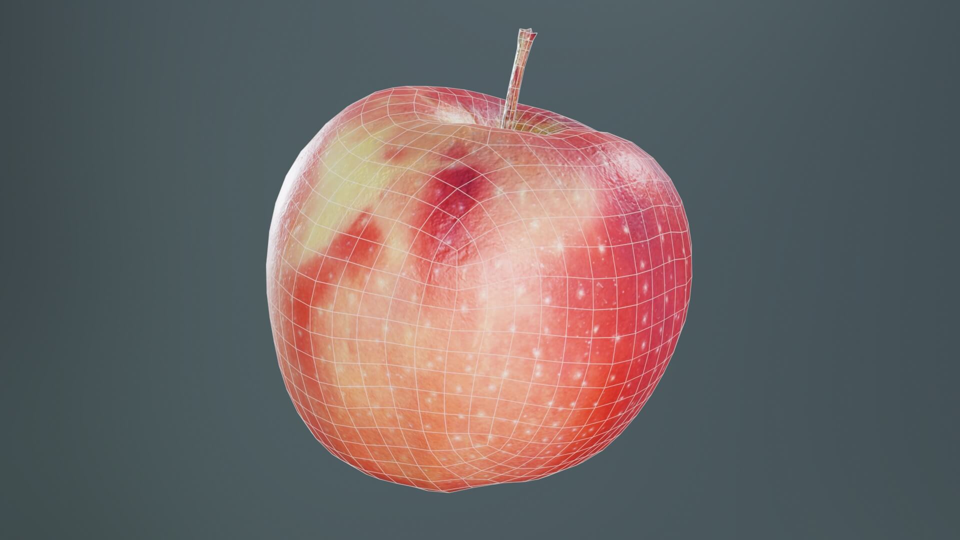 Apple - 3D Model by Polygonal Miniatures