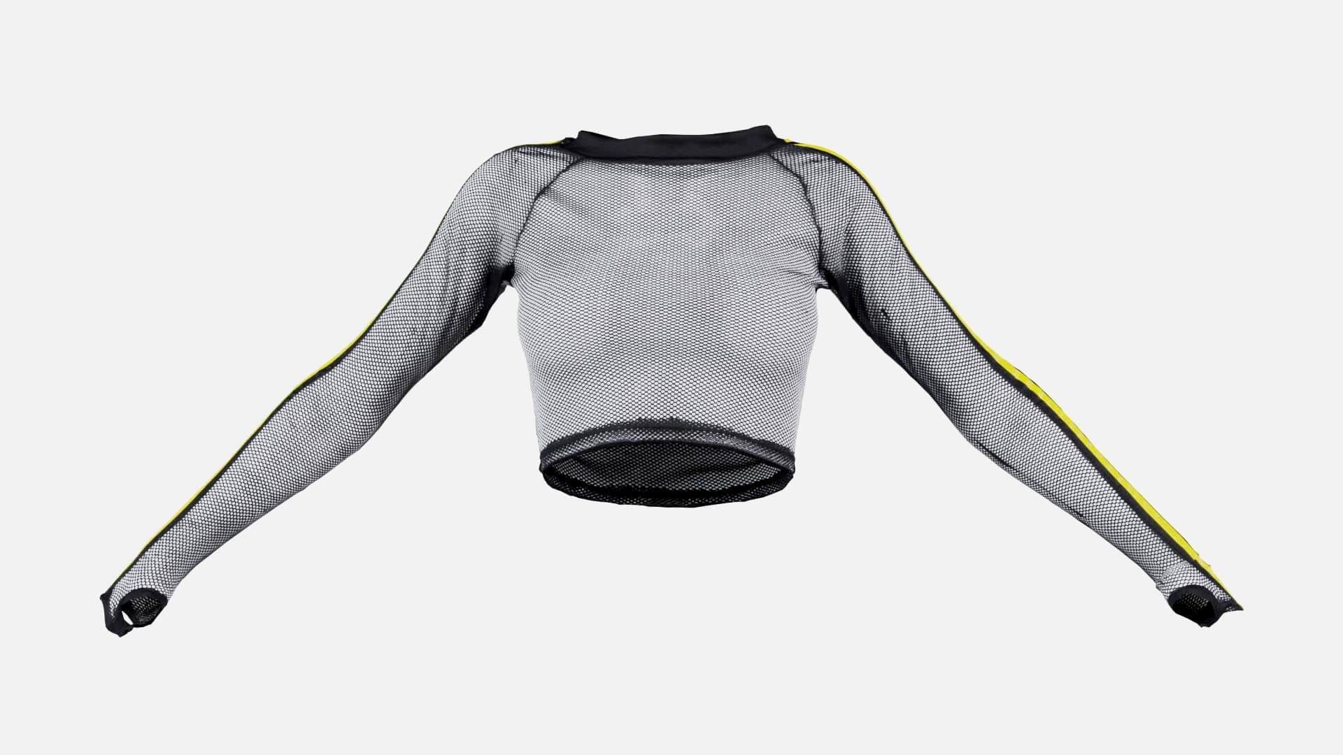Arm Stripes Mesh Top - 3D Model by Polygonal Miniatures