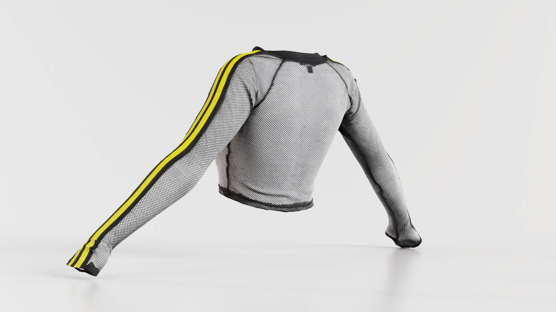 Arm Stripes Mesh Top - 3D Model by Polygonal Miniatures