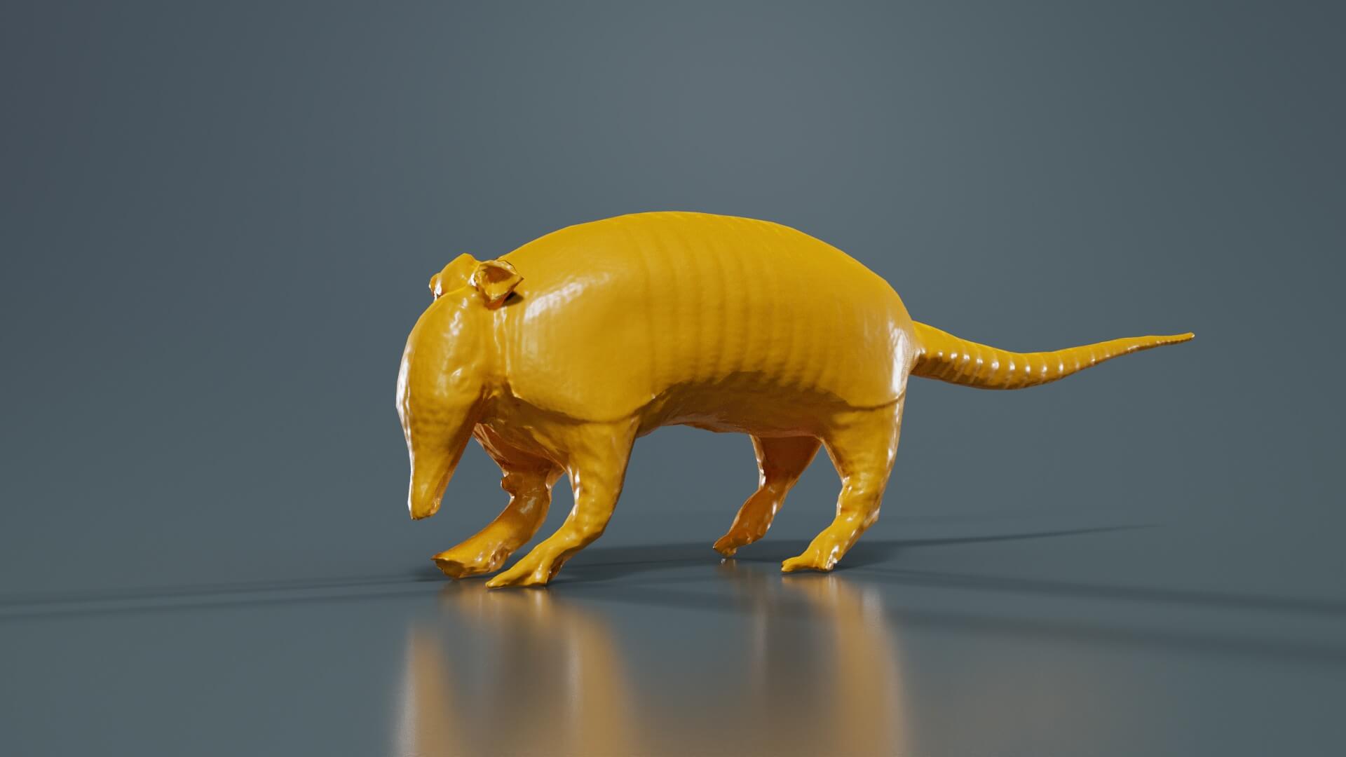 Armadillo Cingulata Xenarthra - 3D Model by Polygonal Miniatures