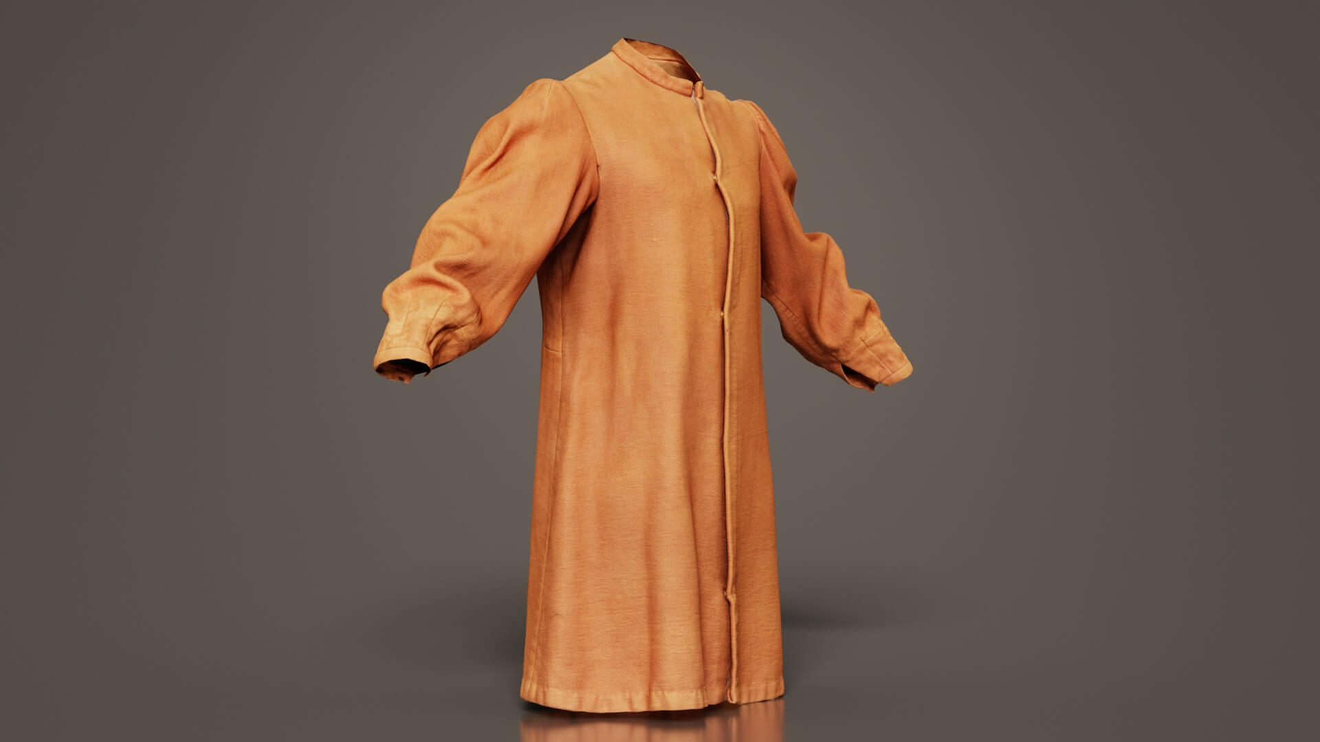 Armored Soldier Robe - 3D Model by Polygonal Miniatures