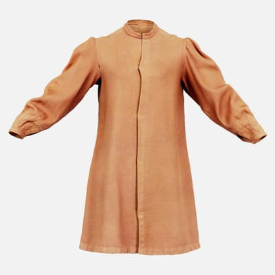 Armored Soldier Robe - 3D Model by Polygonal Miniatures