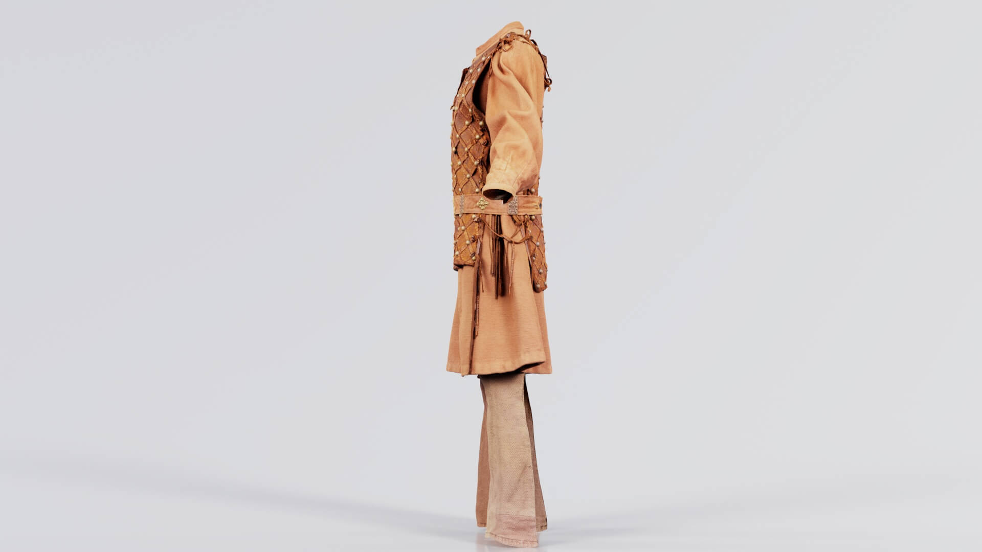 Armored Soldier Uniform - 3D Model by Polygonal Miniatures