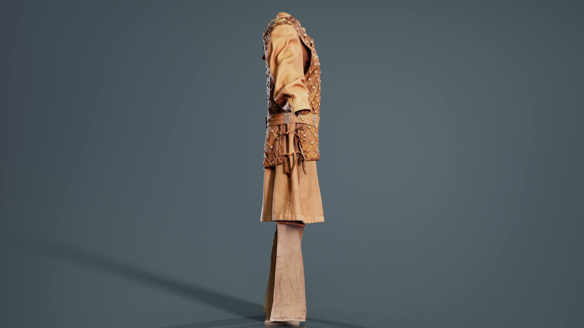 Armored Soldier Uniform - 3D Model by Polygonal Miniatures