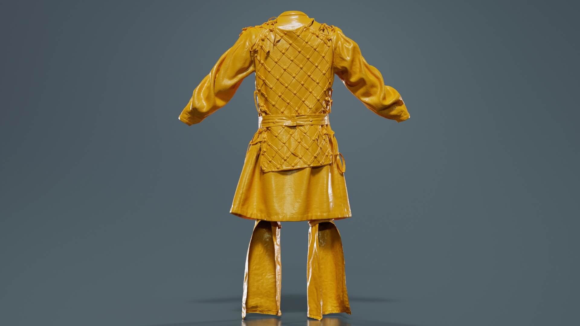 Armored Soldier Uniform - 3D Model by Polygonal Miniatures