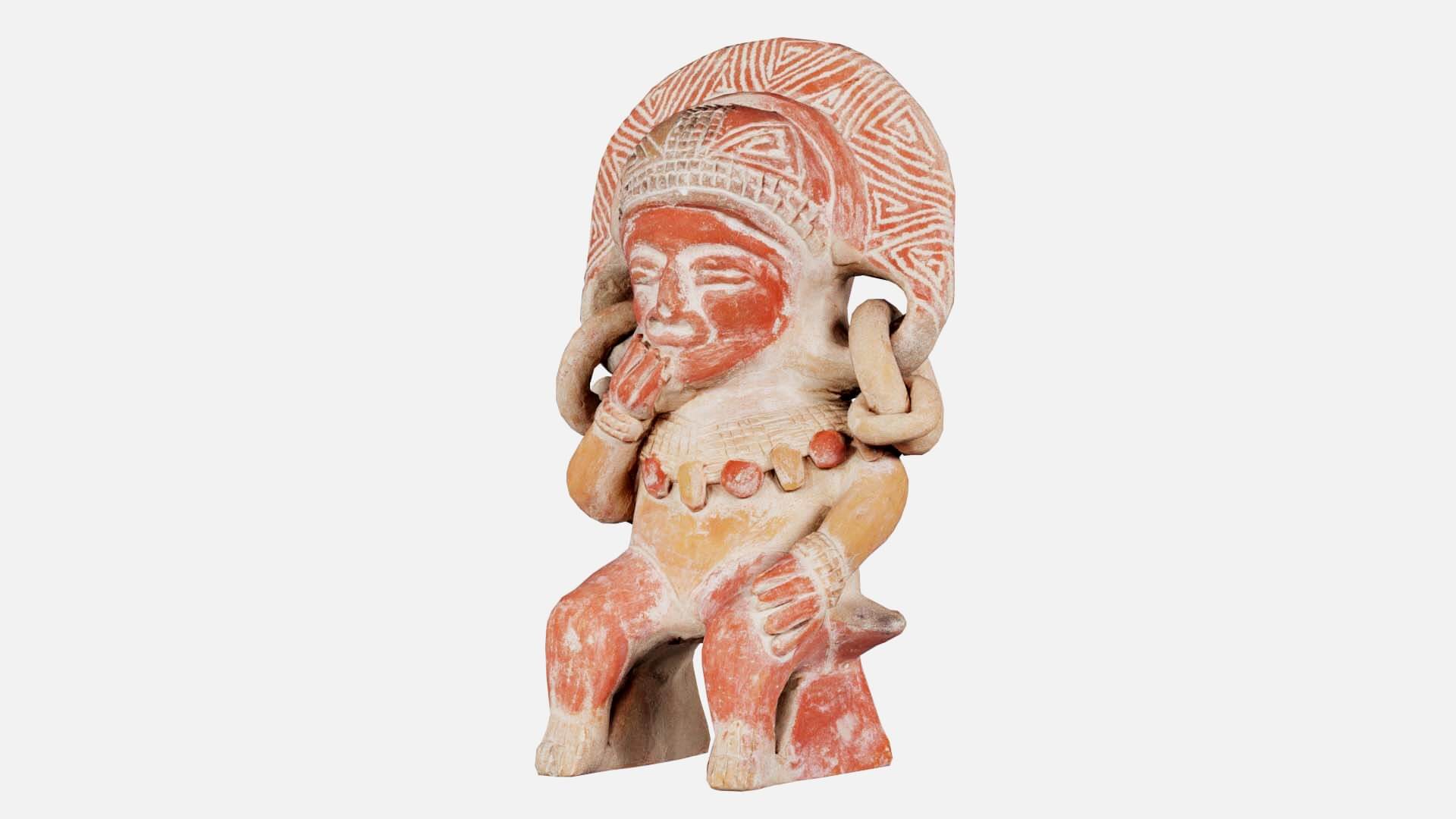 Aztec Statue - 3D Model by Polygonal Miniatures