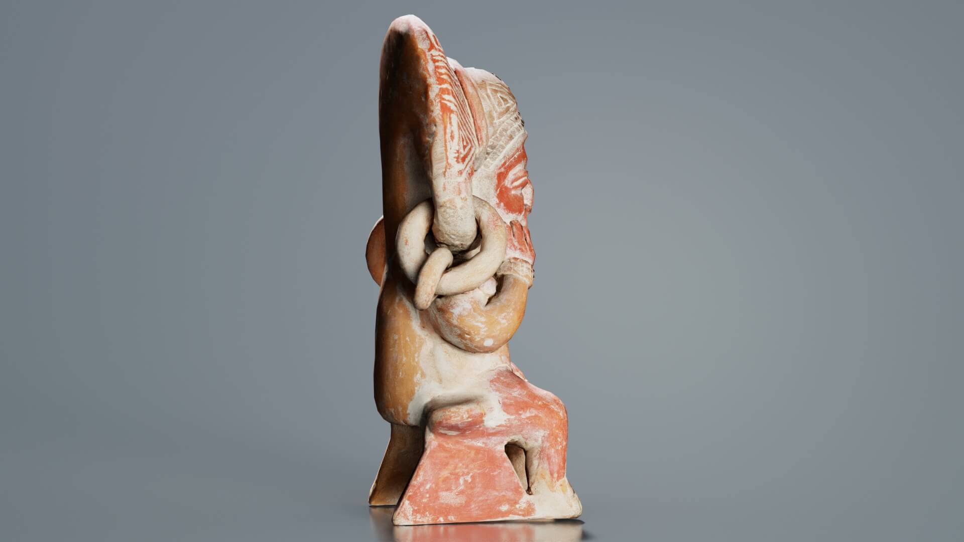 Aztec Statue - 3D Model by Polygonal Miniatures