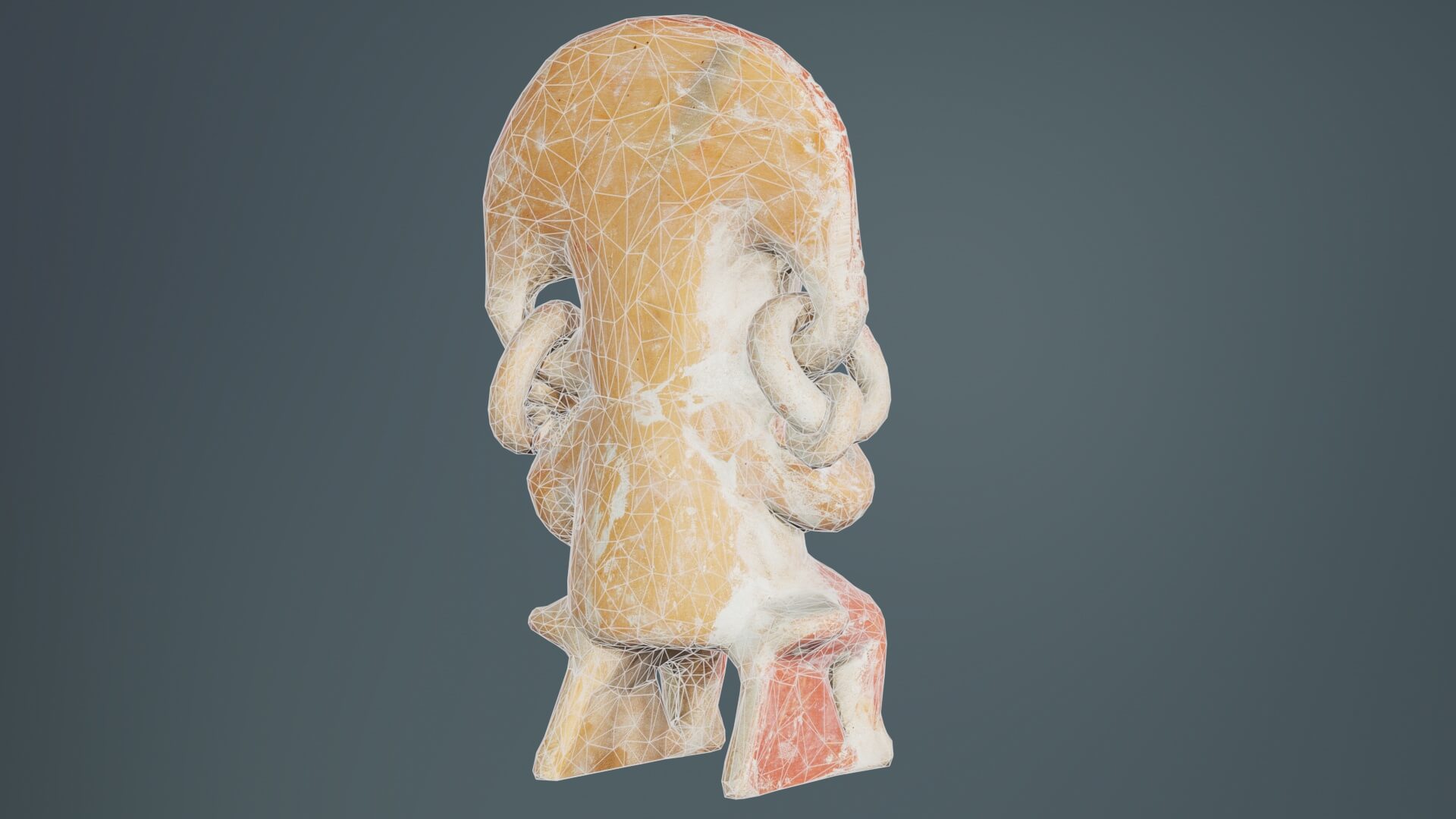 Aztec Statue - 3D Model by Polygonal Miniatures