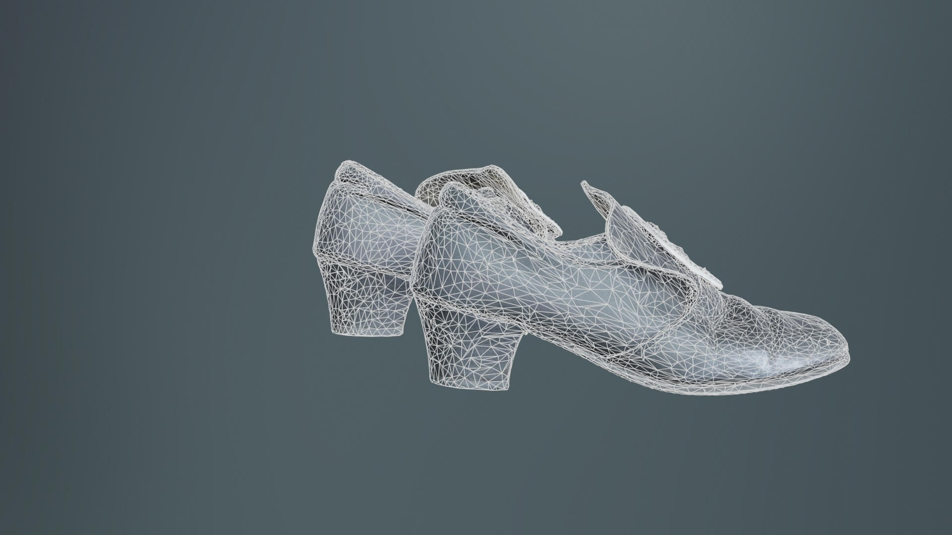 Baroque Shoe Clasp - 3D Model by Polygonal Miniatures