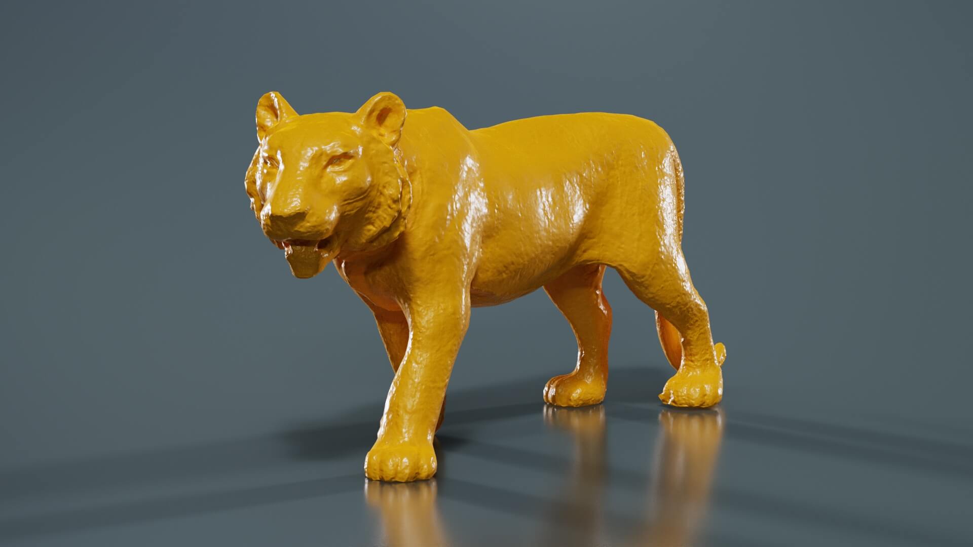 Bengal Tiger - 3D Model by Polygonal Miniatures