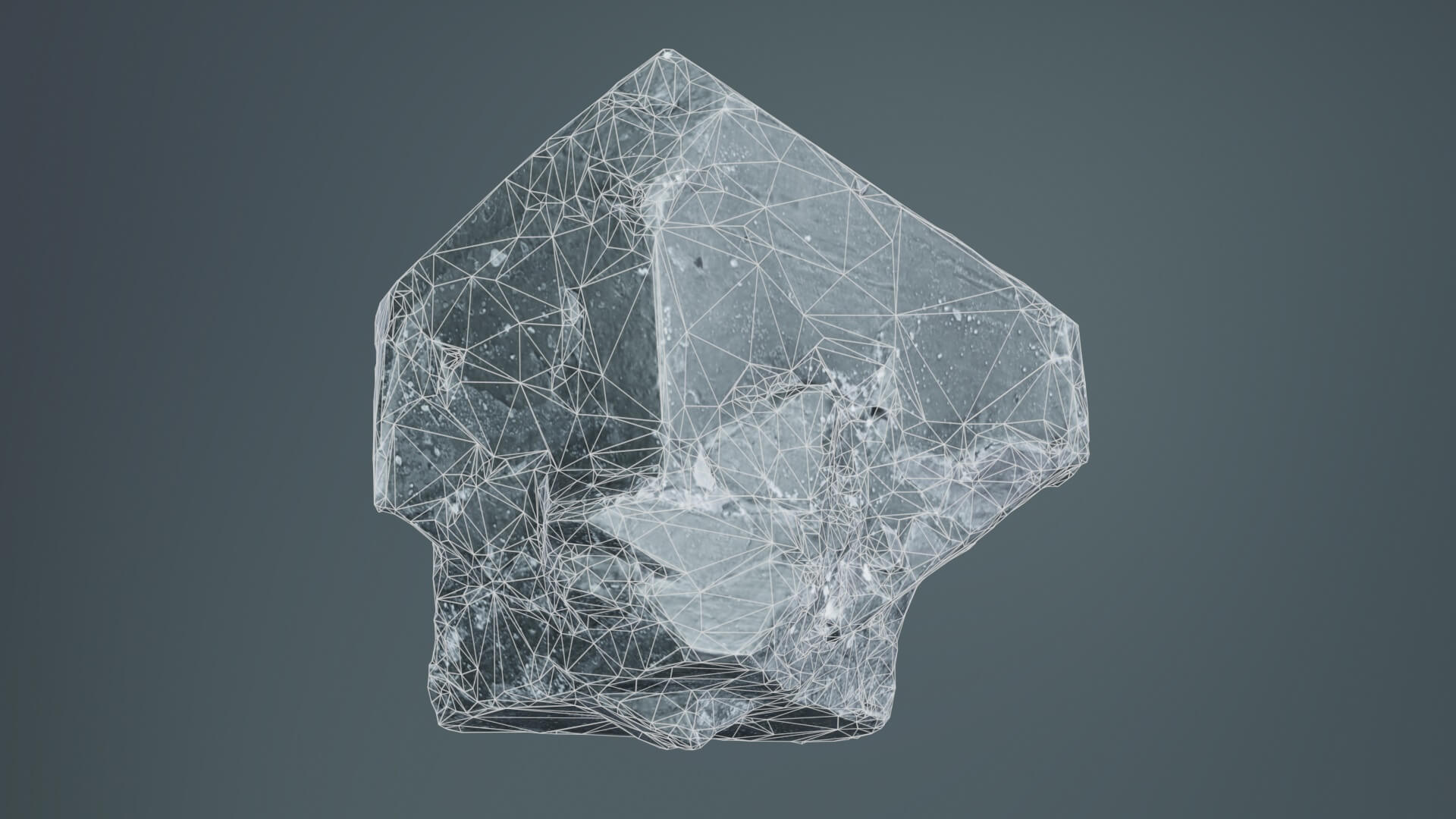 Black Salt Crystal 02 - 3D Model by Polygonal Miniatures