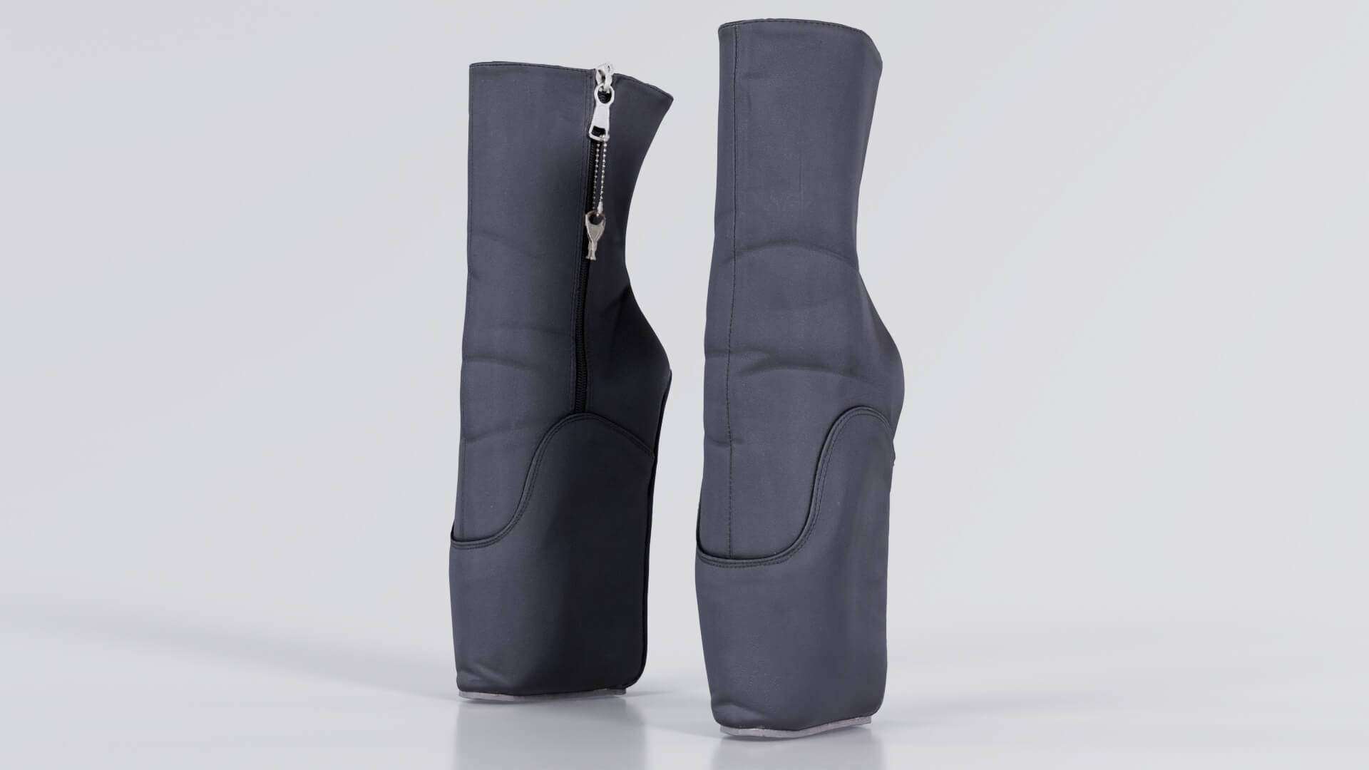 Block Ballet Boots - 3D Model by Polygonal Miniatures