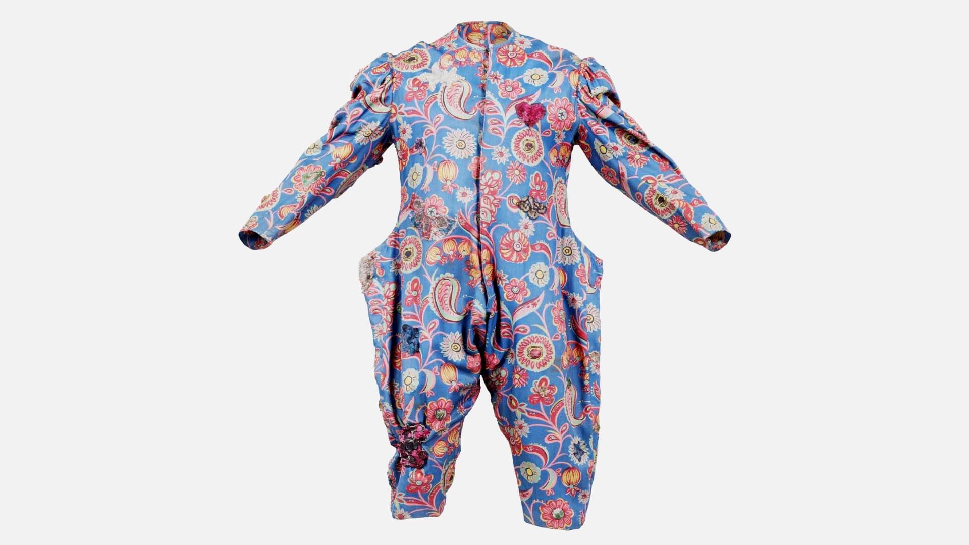 Blue Clown Costume - 3D Model by Polygonal Miniatures