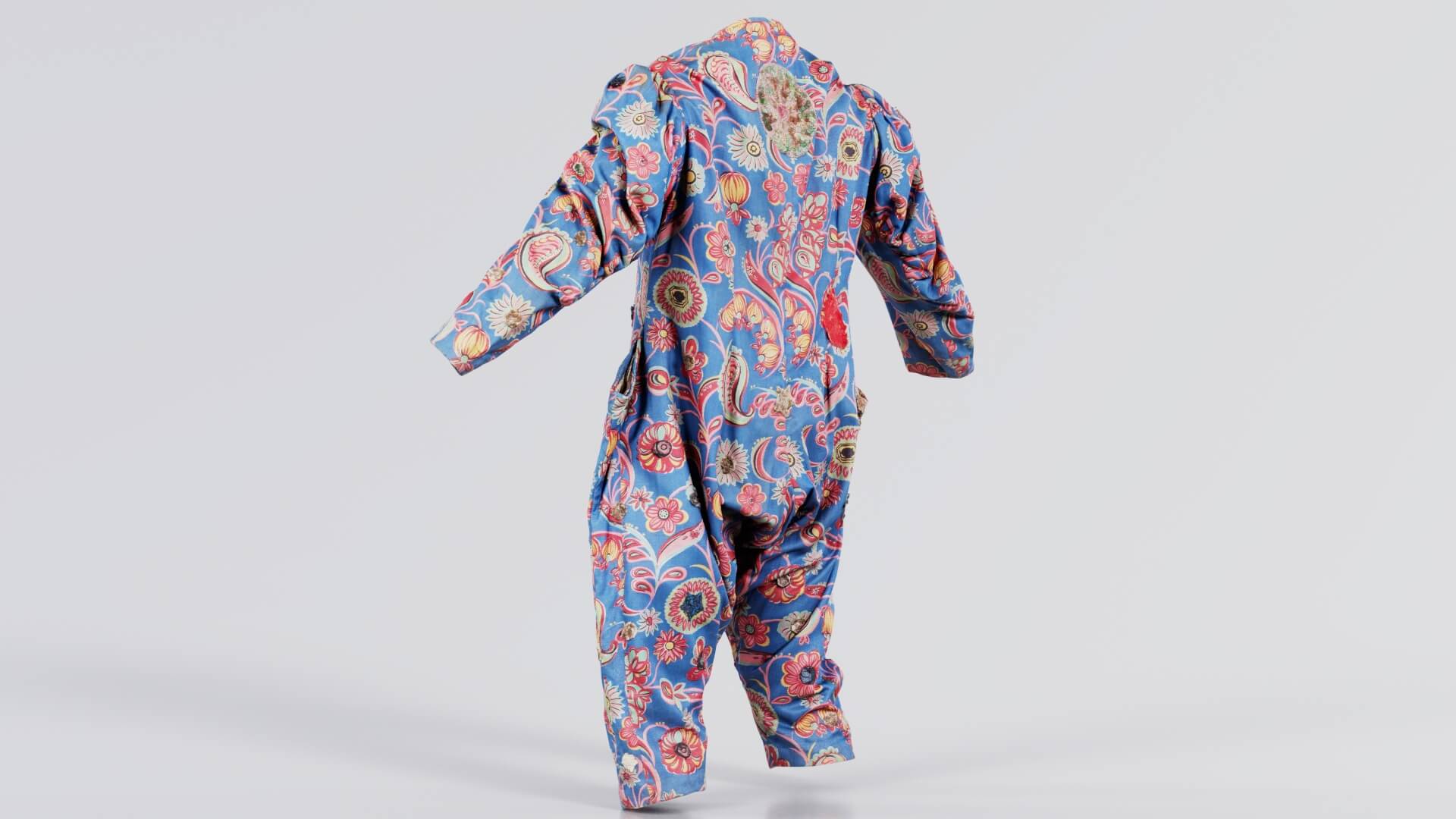 Blue Clown Costume - 3D Model by Polygonal Miniatures