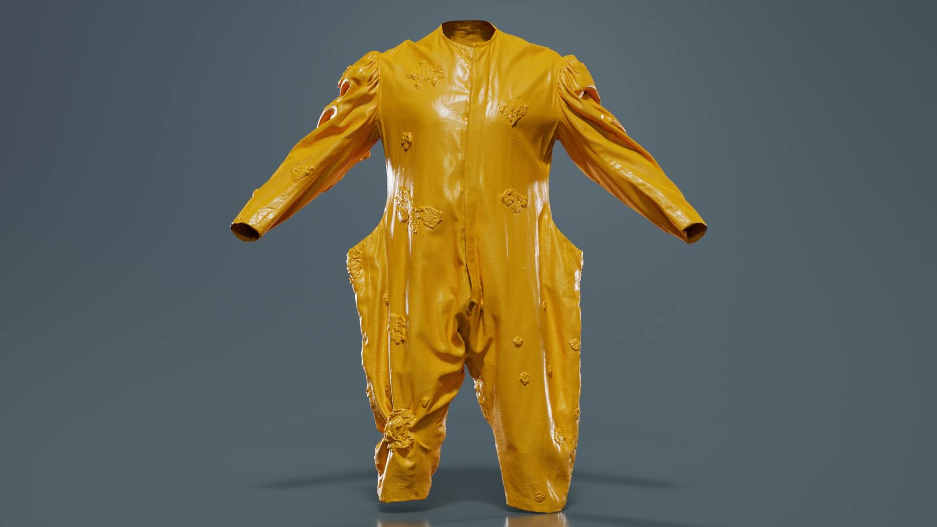 Blue Clown Costume - 3D Model by Polygonal Miniatures