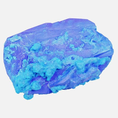 Blue Salt Crystal 01 - 3D Model by Polygonal Miniatures