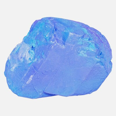 Blue Salt Crystal 04 - 3D Model by Polygonal Miniatures