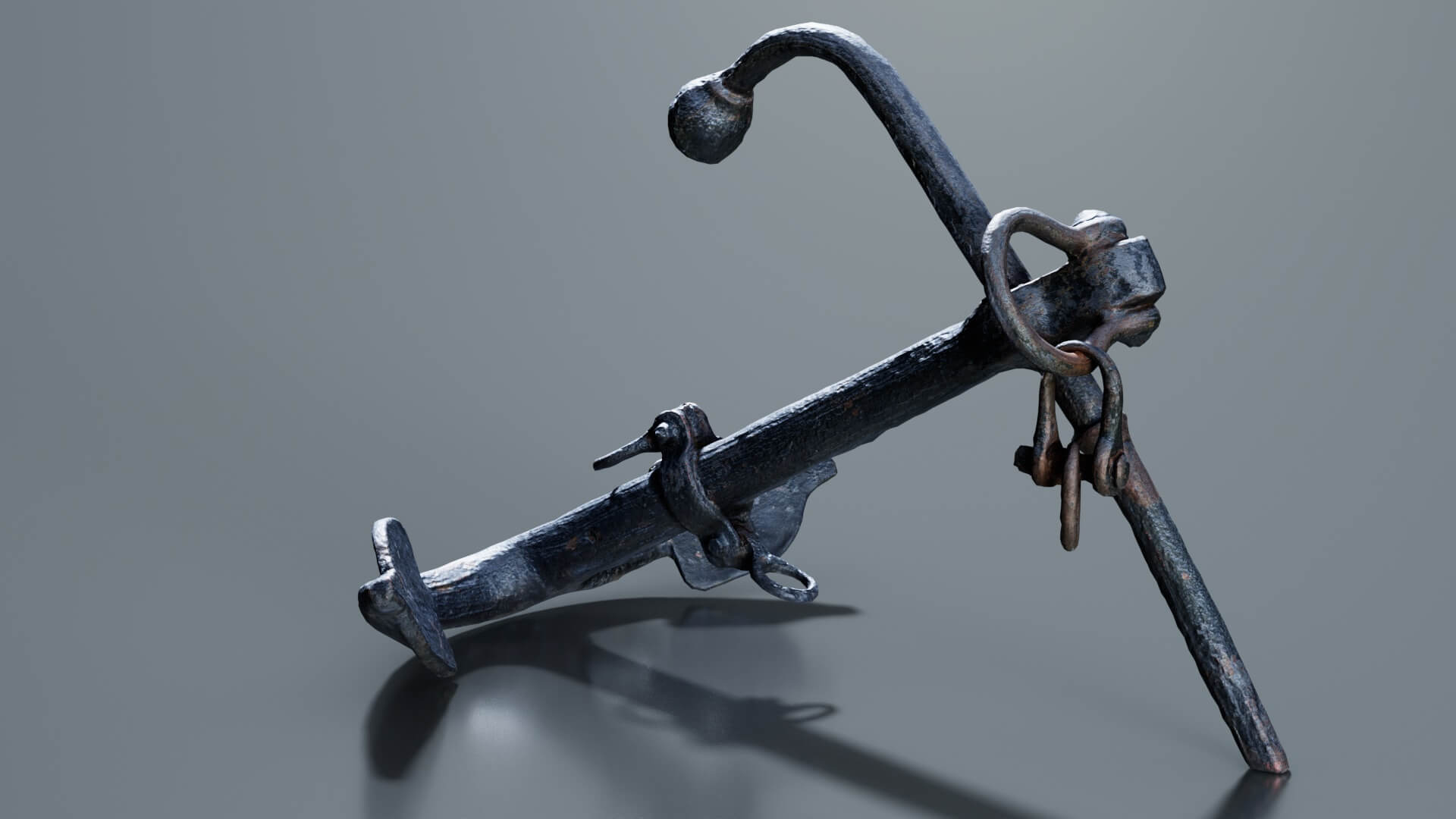 Boat Anchor 01 - 3D Model by Polygonal Miniatures