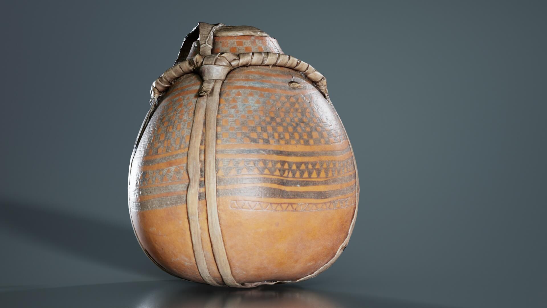 Broken Calabash - 3D Model by Polygonal Miniatures