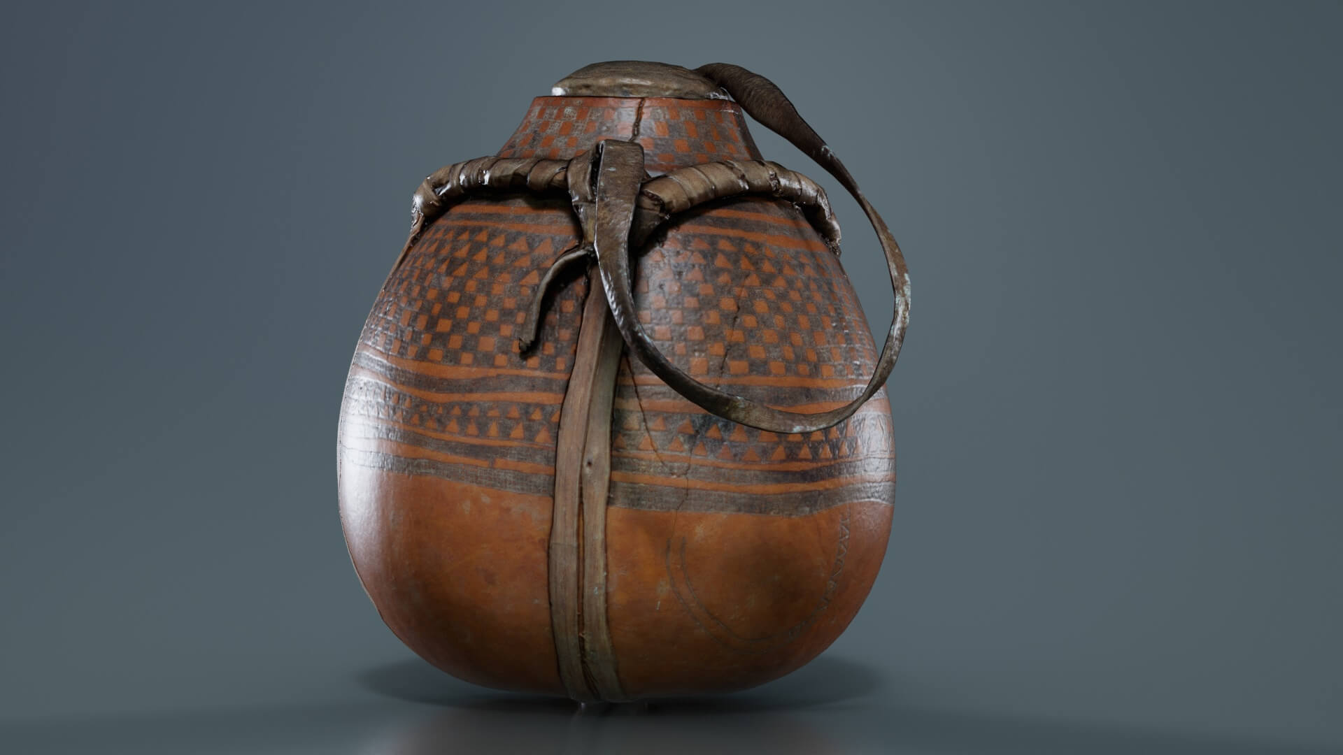 Broken Calabash - 3D Model by Polygonal Miniatures