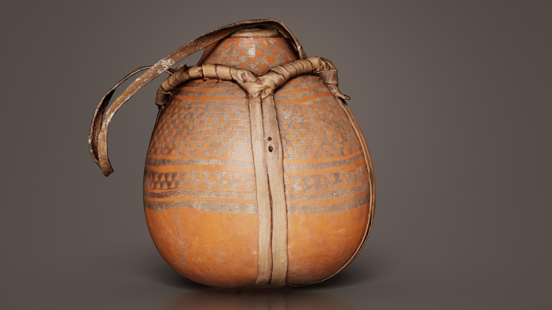 Broken Calabash - 3D Model by Polygonal Miniatures