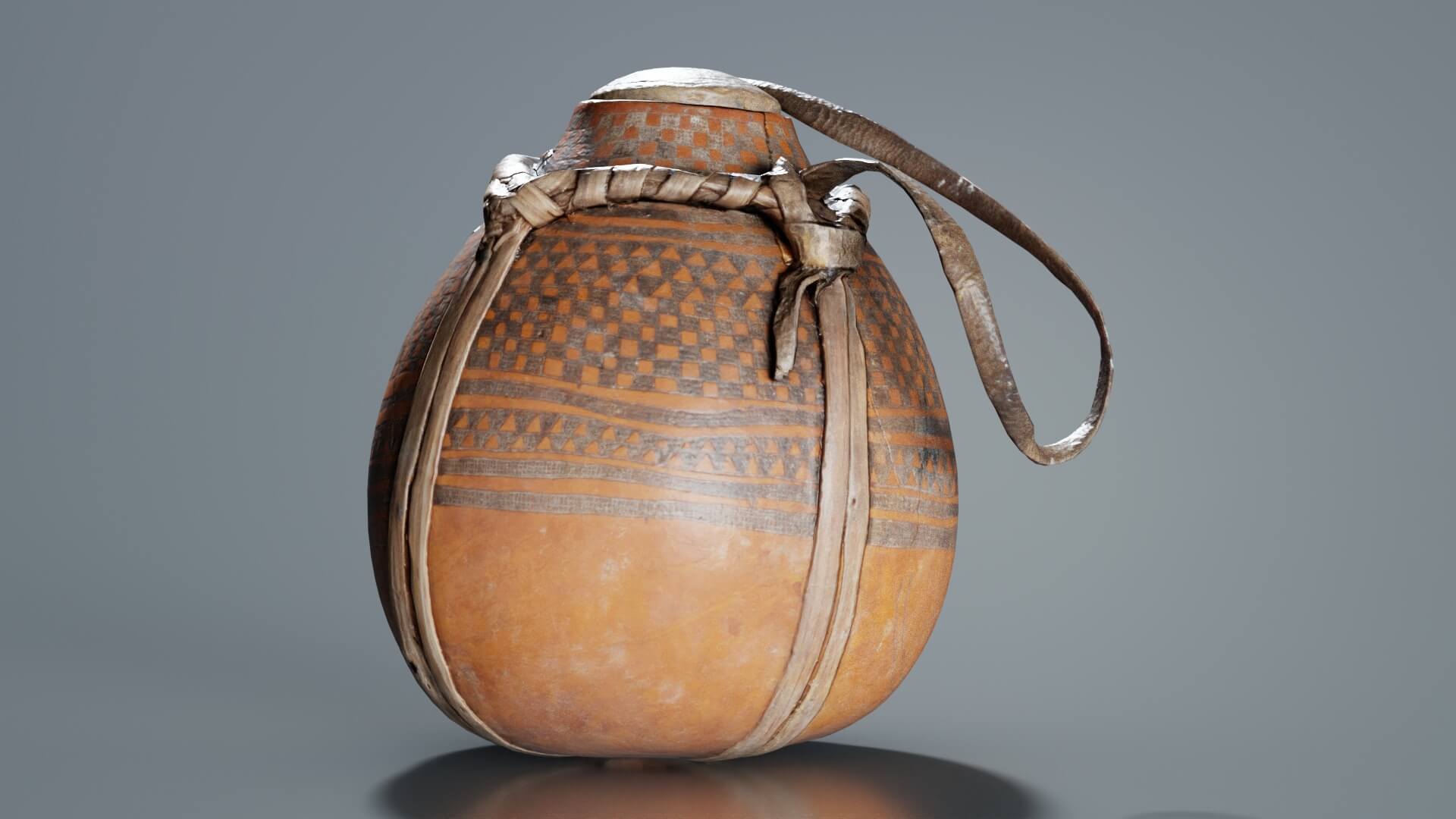 Broken Calabash - 3D Model by Polygonal Miniatures