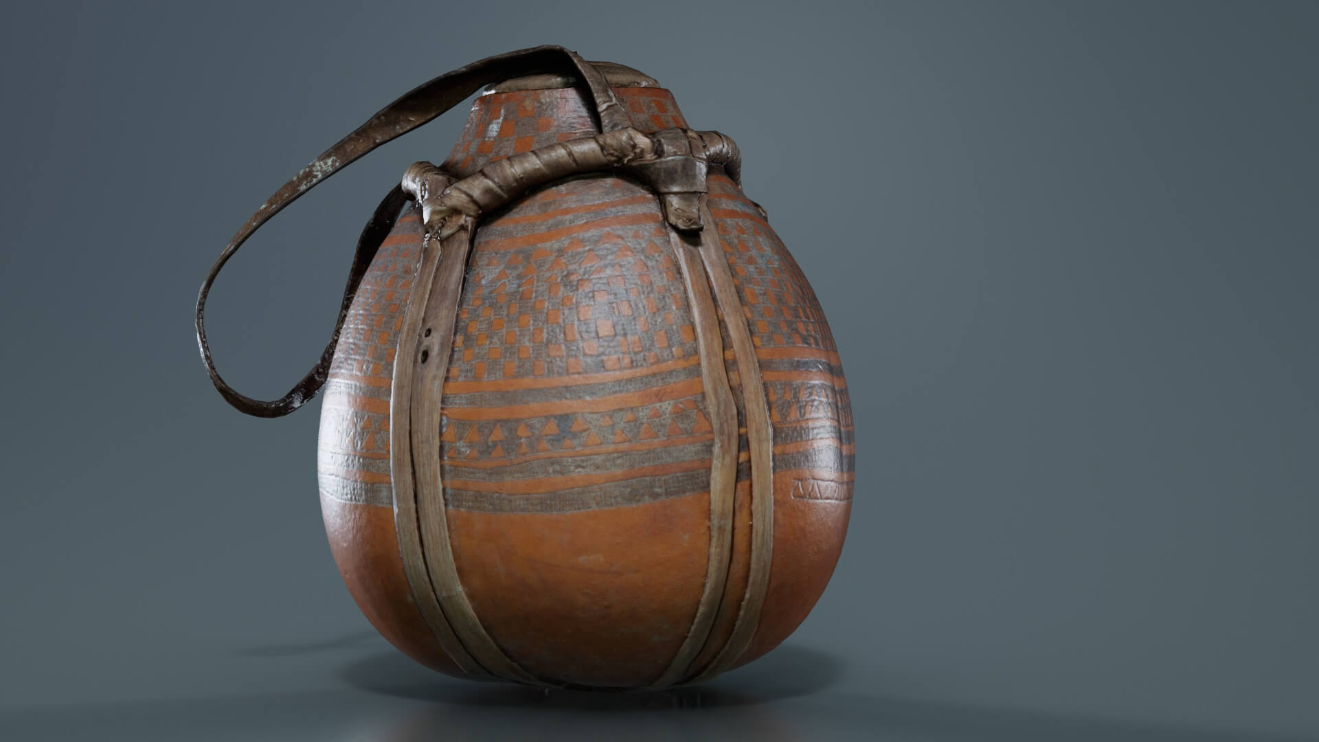 Broken Calabash - 3D Model by Polygonal Miniatures