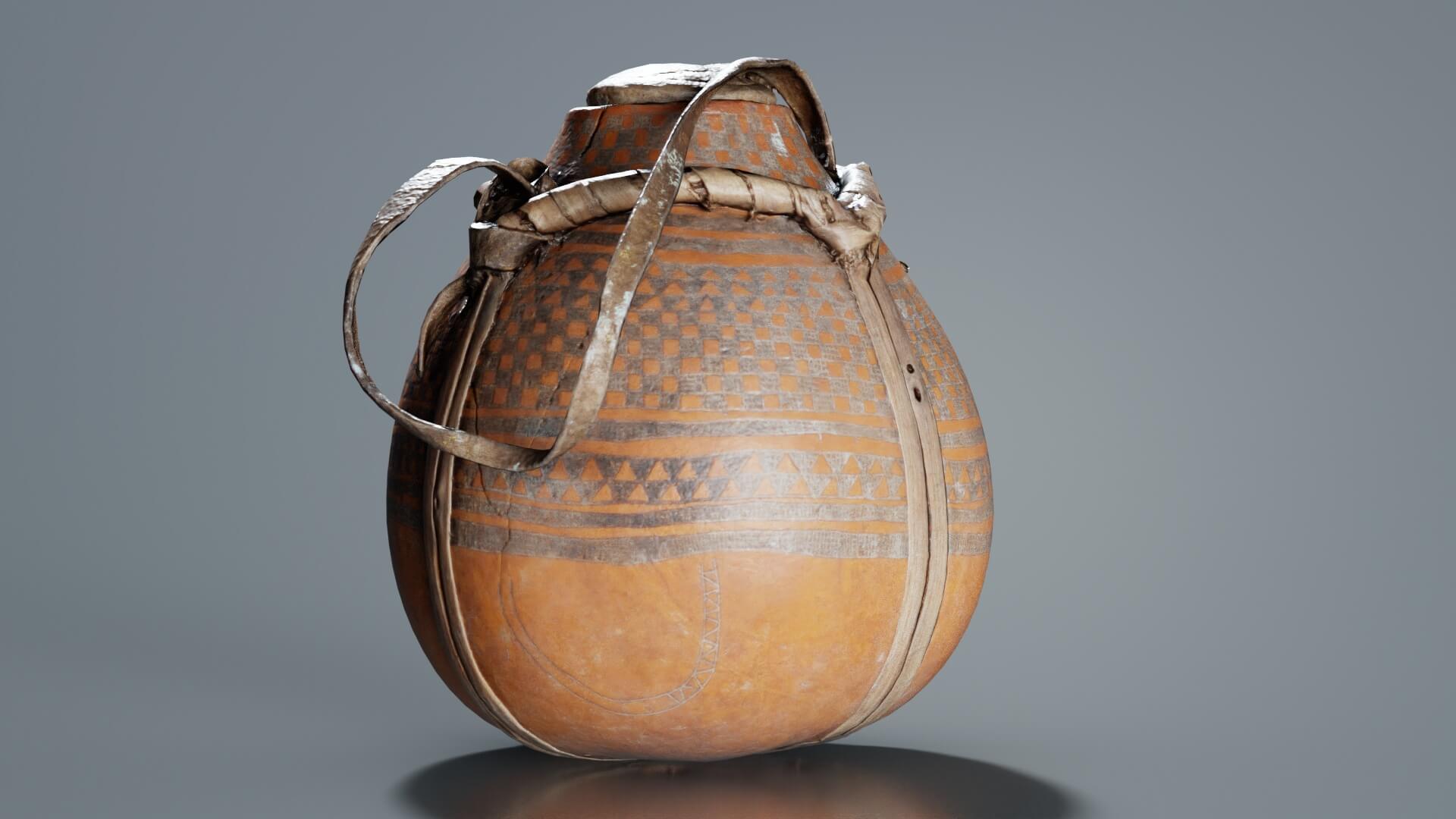 Broken Calabash - 3D Model by Polygonal Miniatures