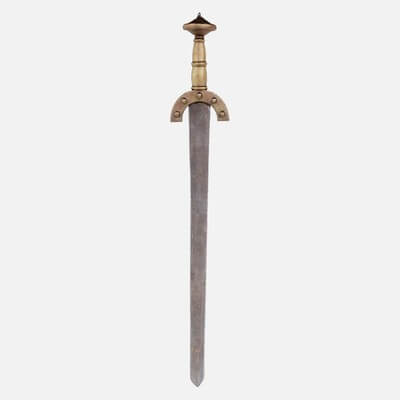 Bronze Sword Bare - 3D Model by Polygonal Miniatures