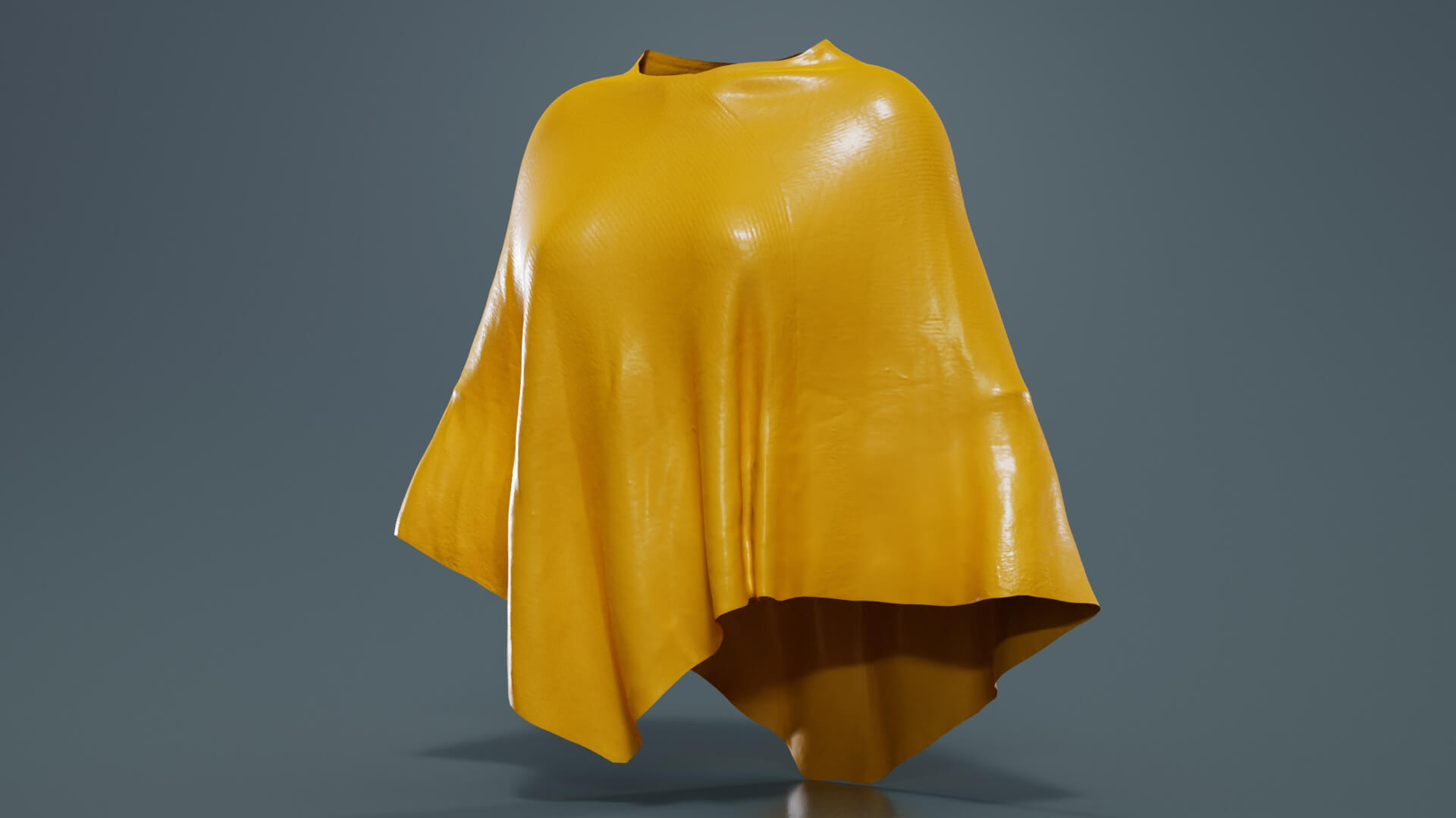 Brown Knit Cape - 3D Model by Polygonal Miniatures