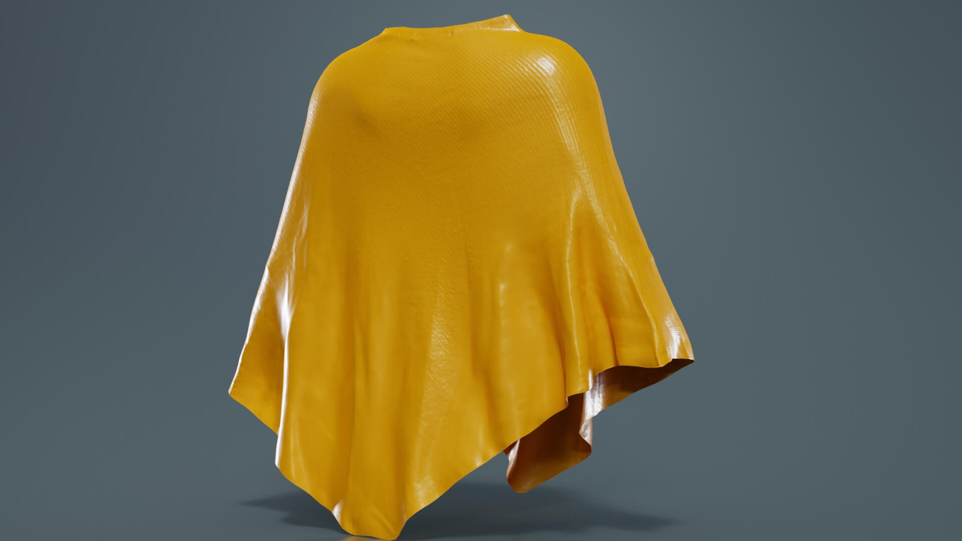 Brown Knit Cape - 3D Model by Polygonal Miniatures