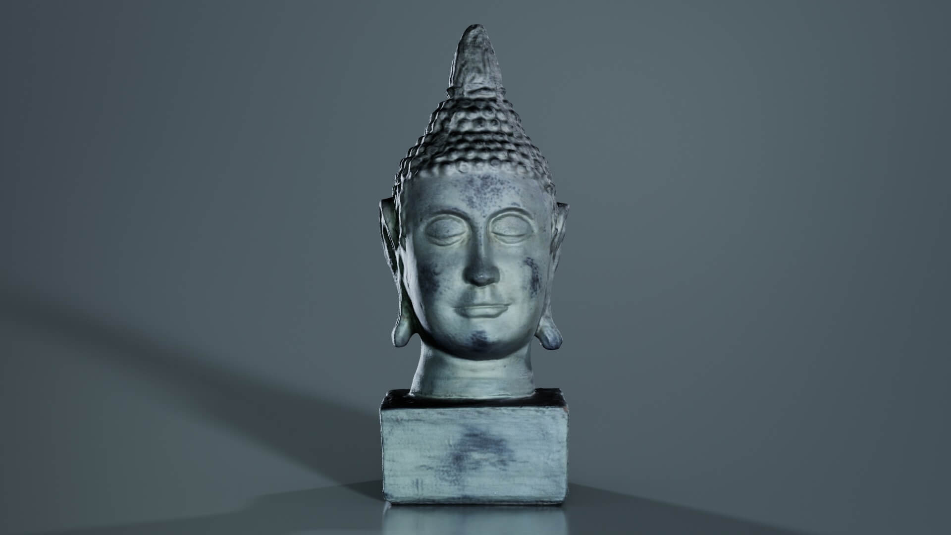 Buddha Head - 3D Model by Polygonal Miniatures