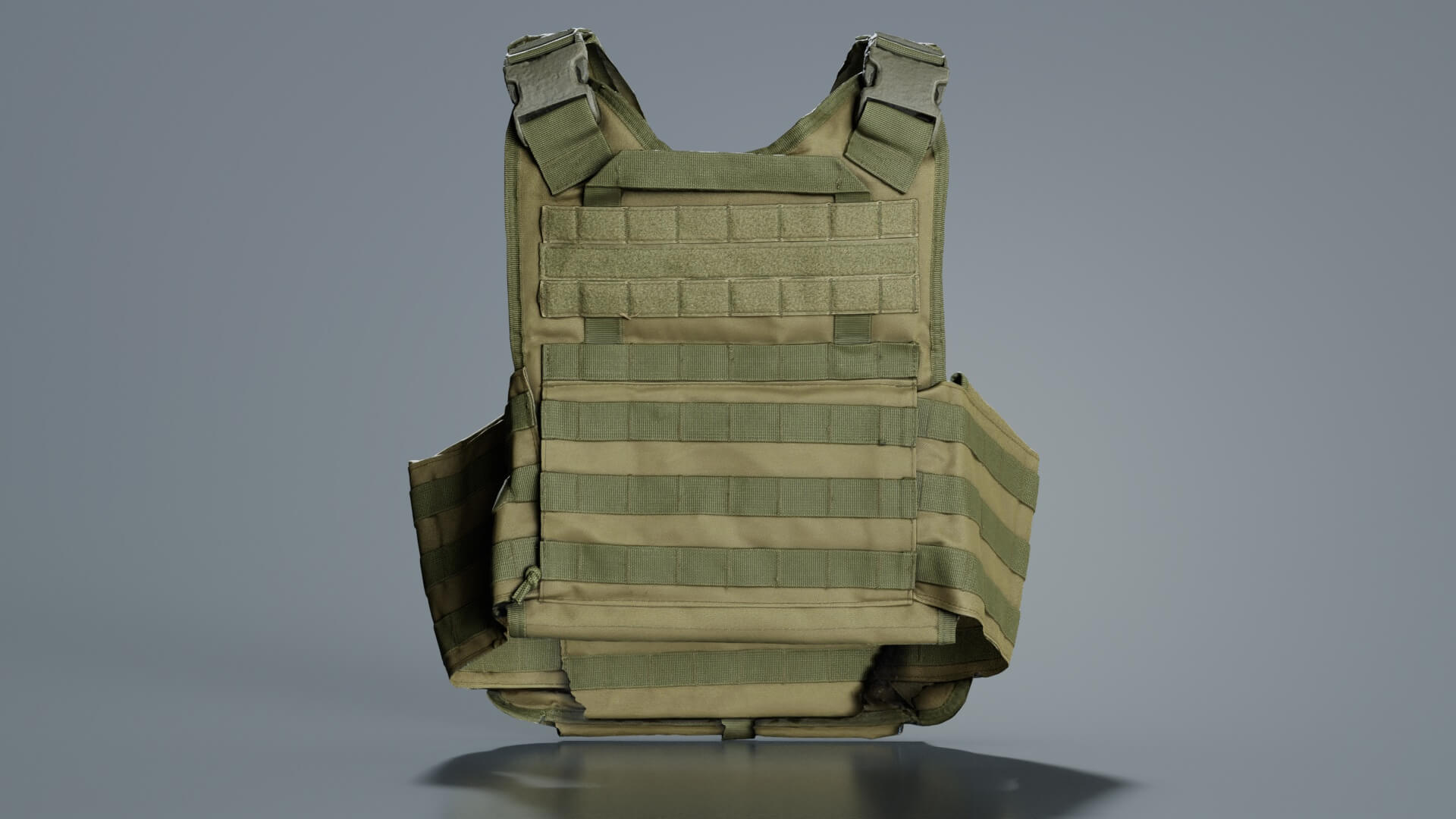 Bulletproof Army Vest - 3D Model by Polygonal Miniatures