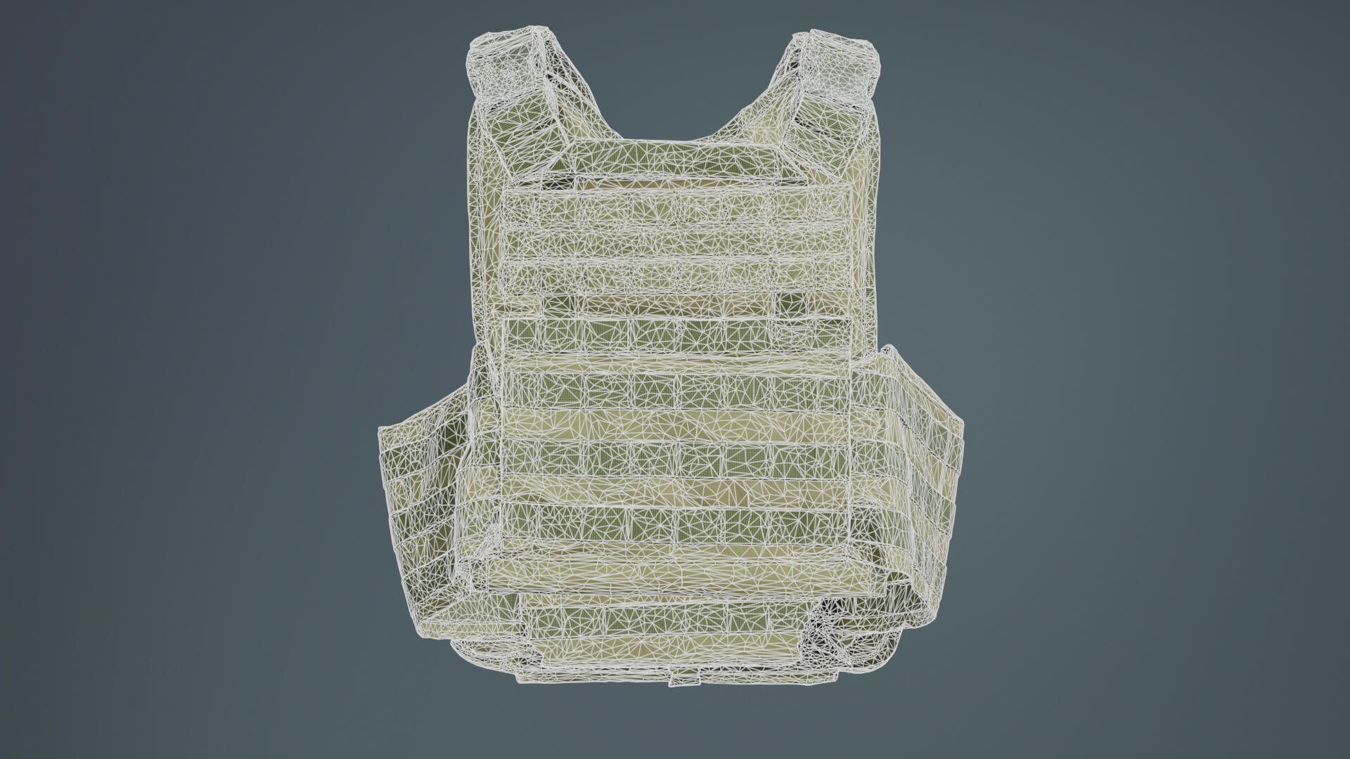 Bulletproof Army Vest - 3D Model by Polygonal Miniatures