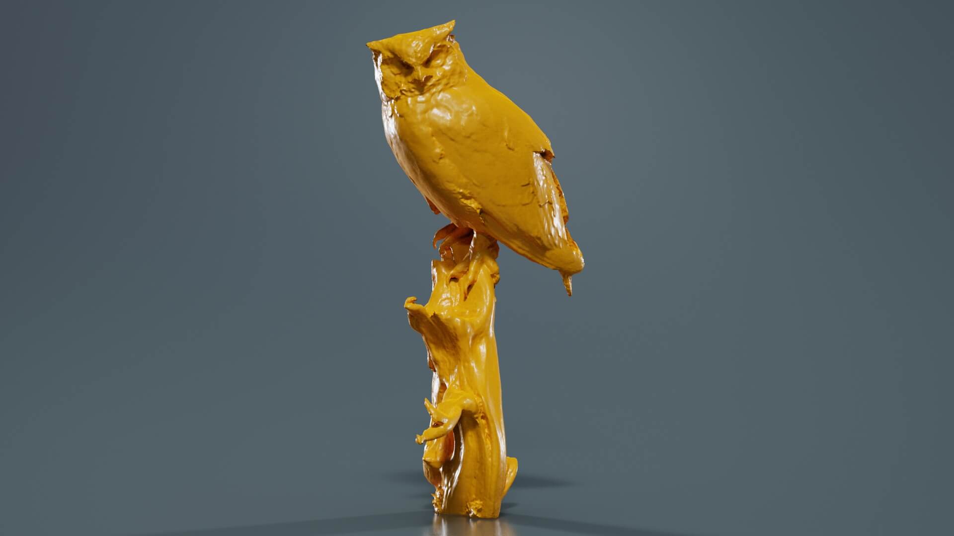 Cape Eagle Owl Bubo Capensis Strigidae - 3D Model by Polygonal Miniatures