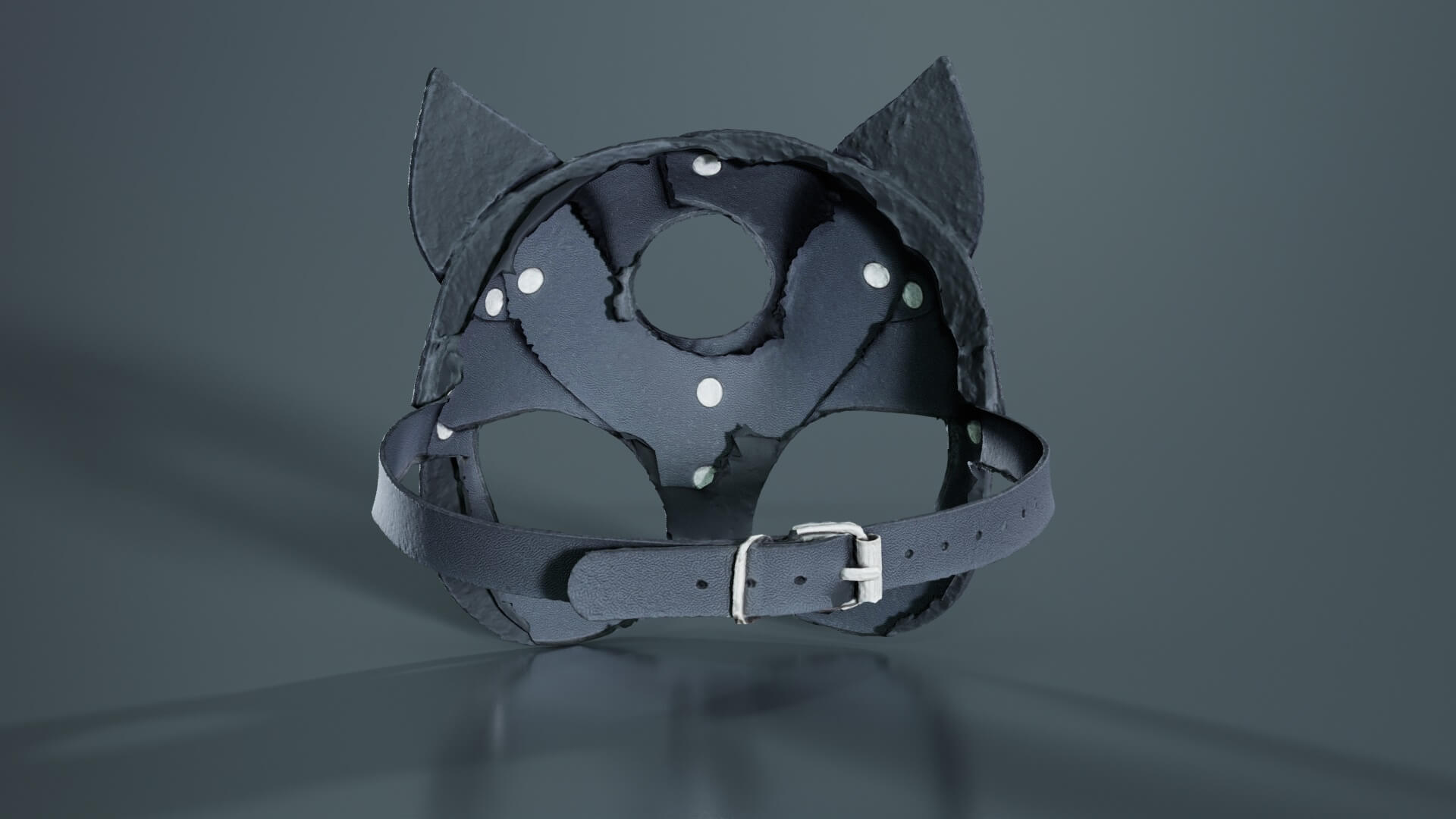 Cat Mask - 3D Model by Polygonal Miniatures