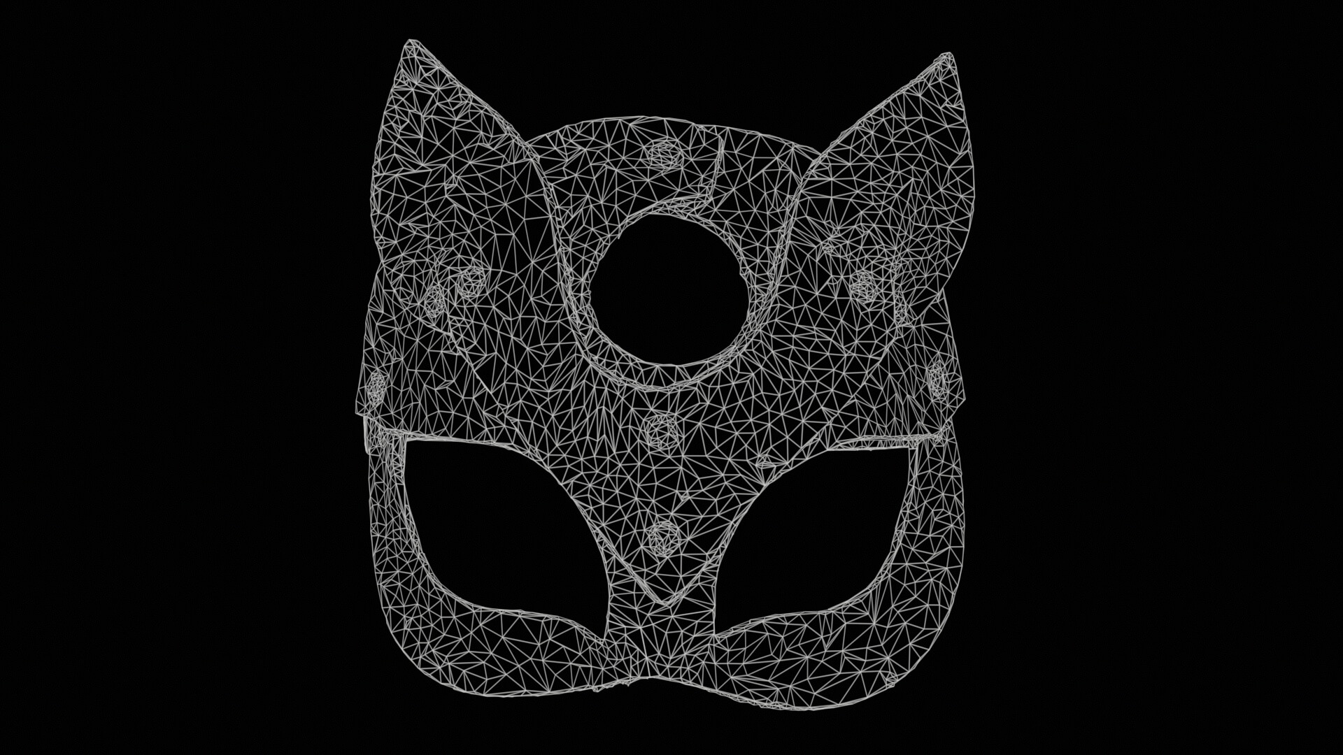 Cat Mask - 3D Model by Polygonal Miniatures